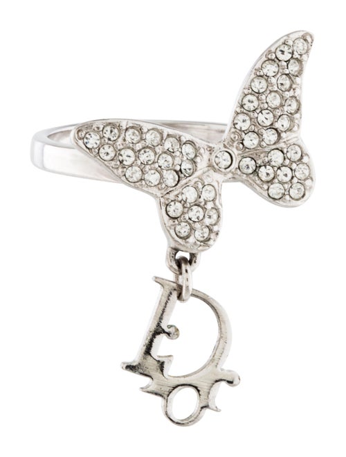 Christian Dior Logo Butterfly Ring - Rings - CHR49999 | The RealReal