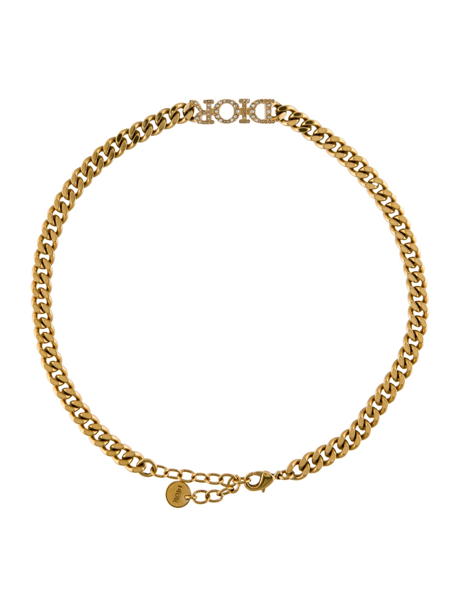Christian Dior Crystal Dio(r)evolution Choker - Gold-Plated Choker ...