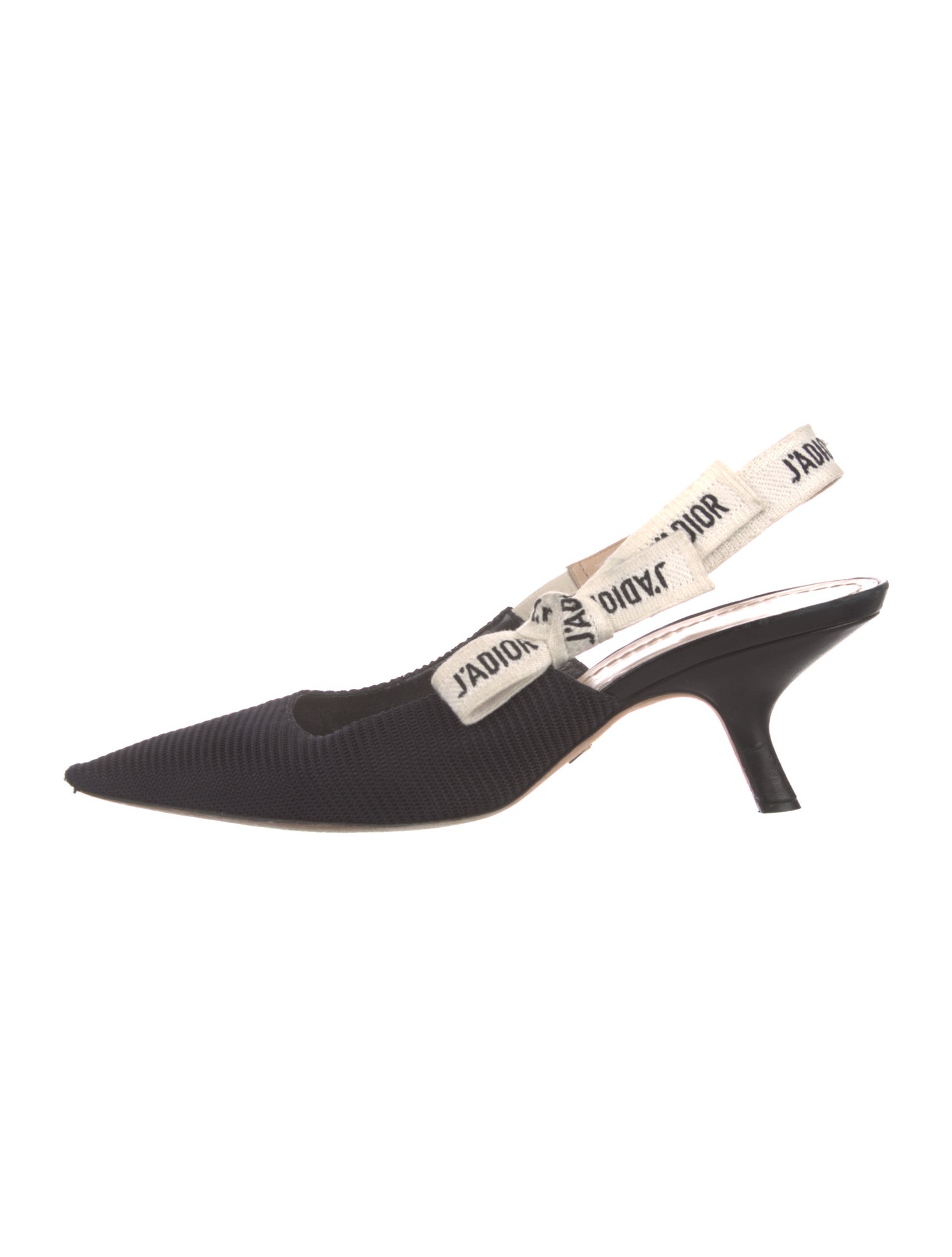 Christian Dior Bow Accents Slingback Pumps - Black Pumps, Shoes ...