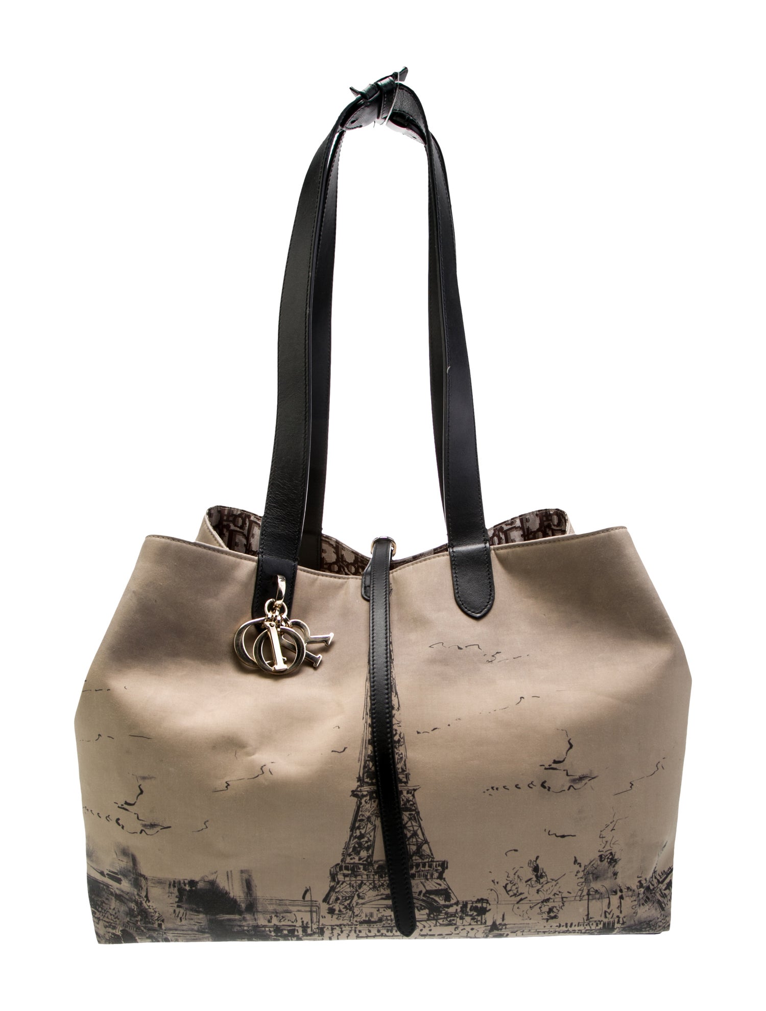 Christian Dior Nylon Eiffel Tower Toujours Large 2024 - Neutrals Totes ...