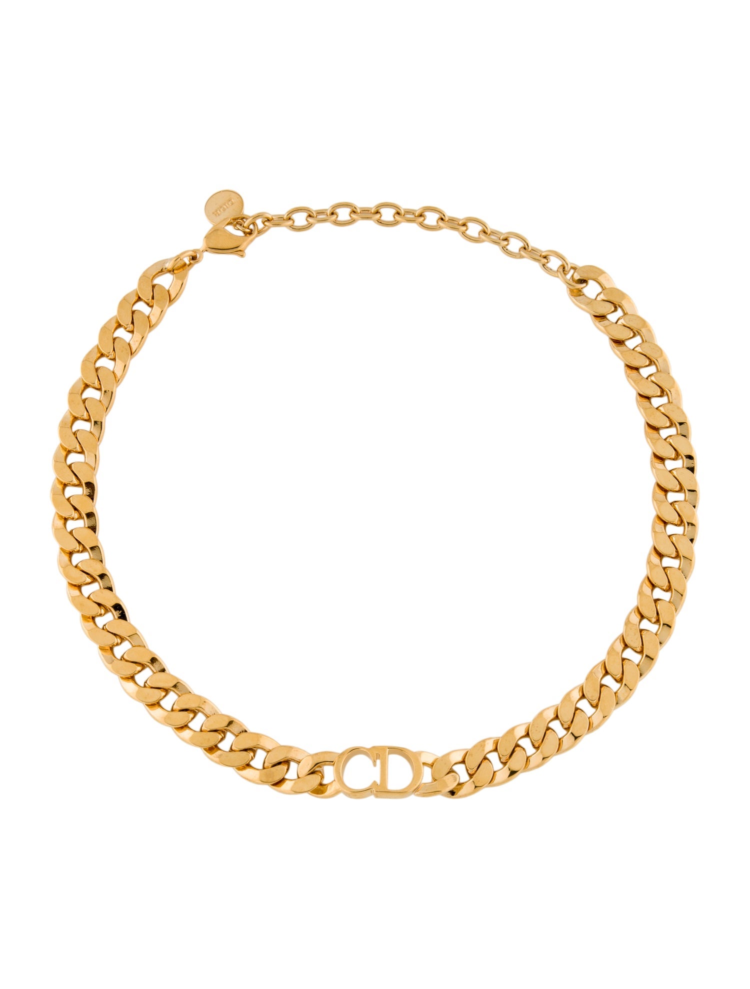 Christian Dior Danseuse Étoile Choker - Gold-Plated Chain, Necklaces - CHR505703 | The RealReal