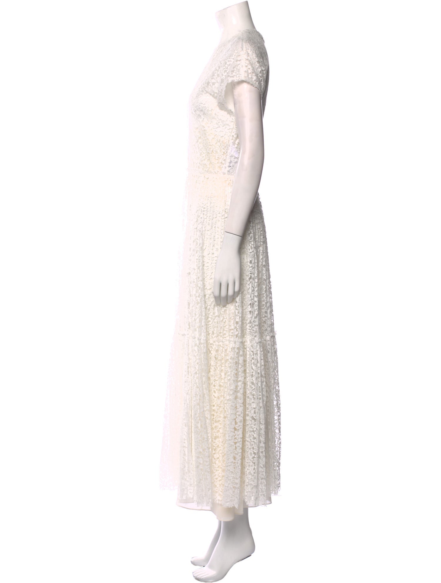 Christian Dior Silk Long Dress - Neutrals Dresses, Clothing - CHR507650 ...
