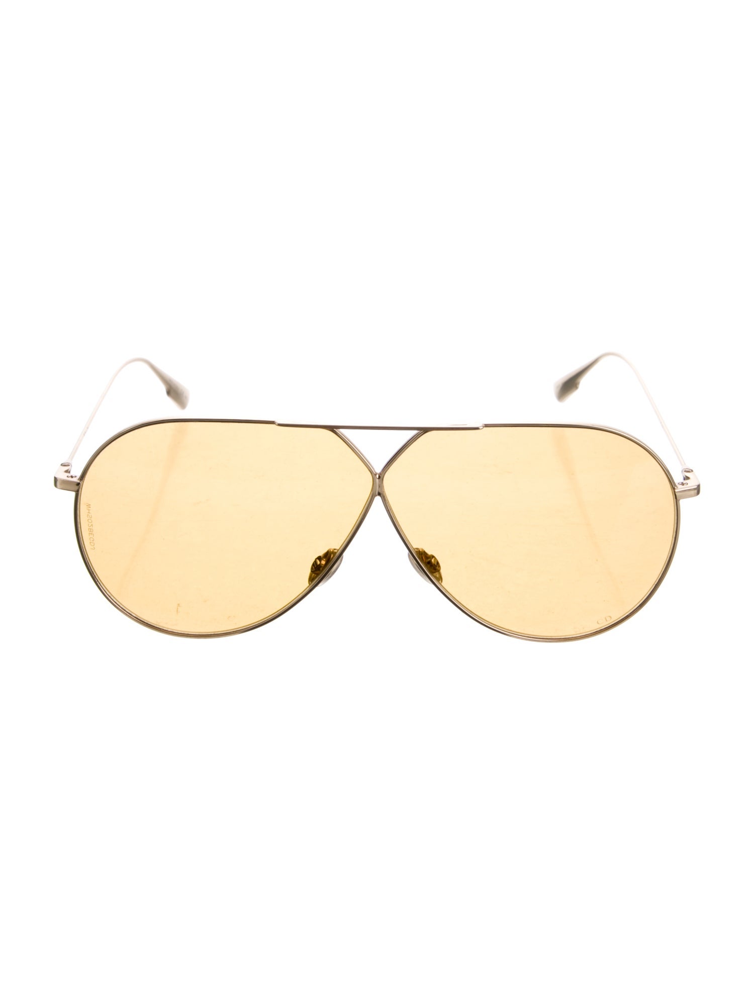 Christian Dior 526390 Aviator Sunglasses - Gold Sunglasses, Accessories ...