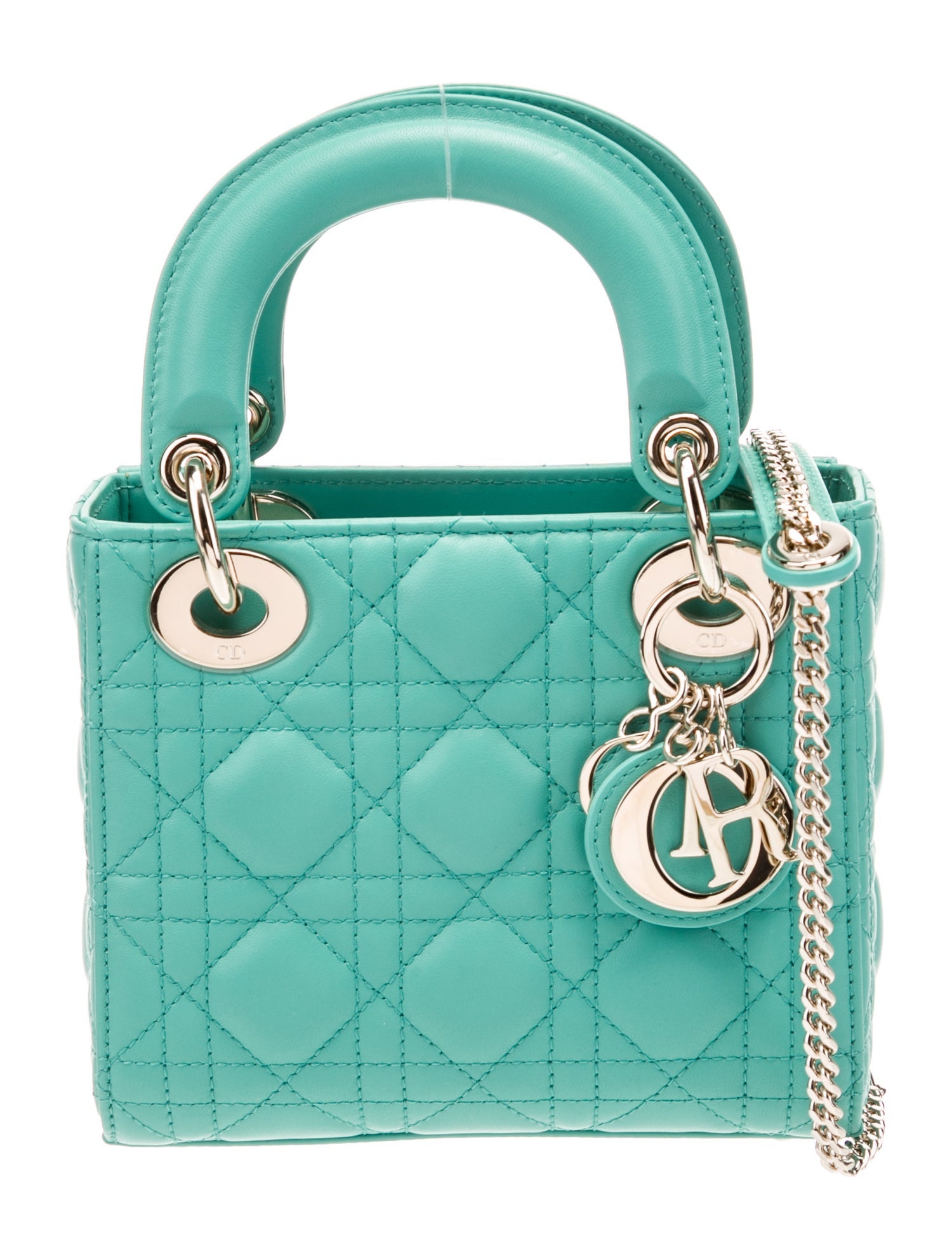 Christian Dior Medium Cannage Miss Dior Bag - Grey Shoulder Bags ...