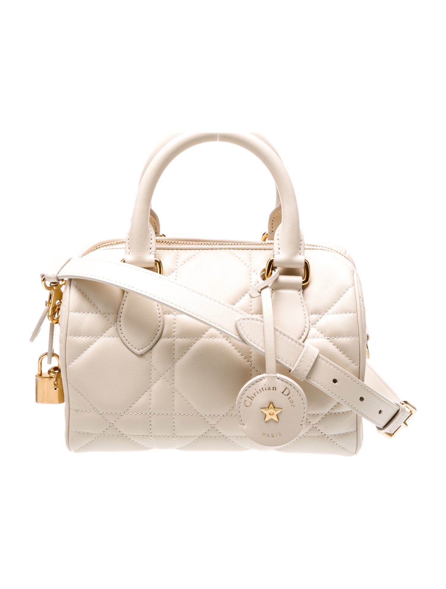 Christian Dior Cannage Groove 20 w/ Tags - Brown Handle Bags, Handbags ...