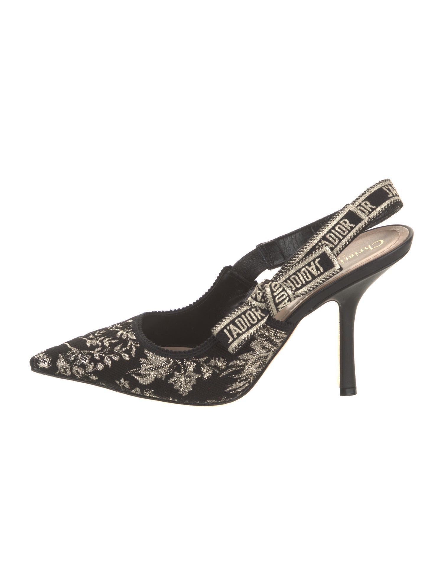 Christian Dior J'Adior Printed Slingback Pumps - Black Pumps, Shoes ...