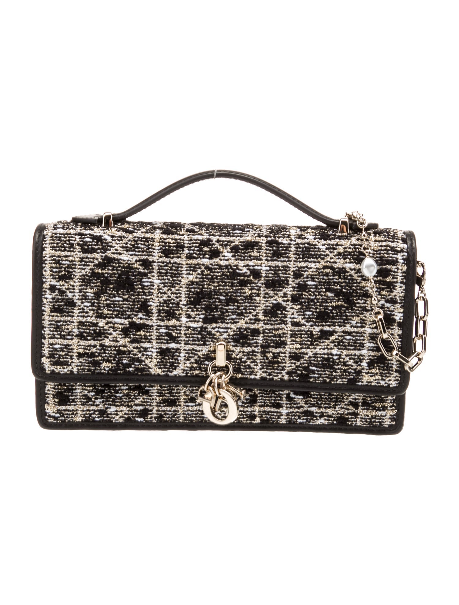 Christian Dior Tweed dior cannage 2024 - Brown Crossbody Bags, Handbags ...