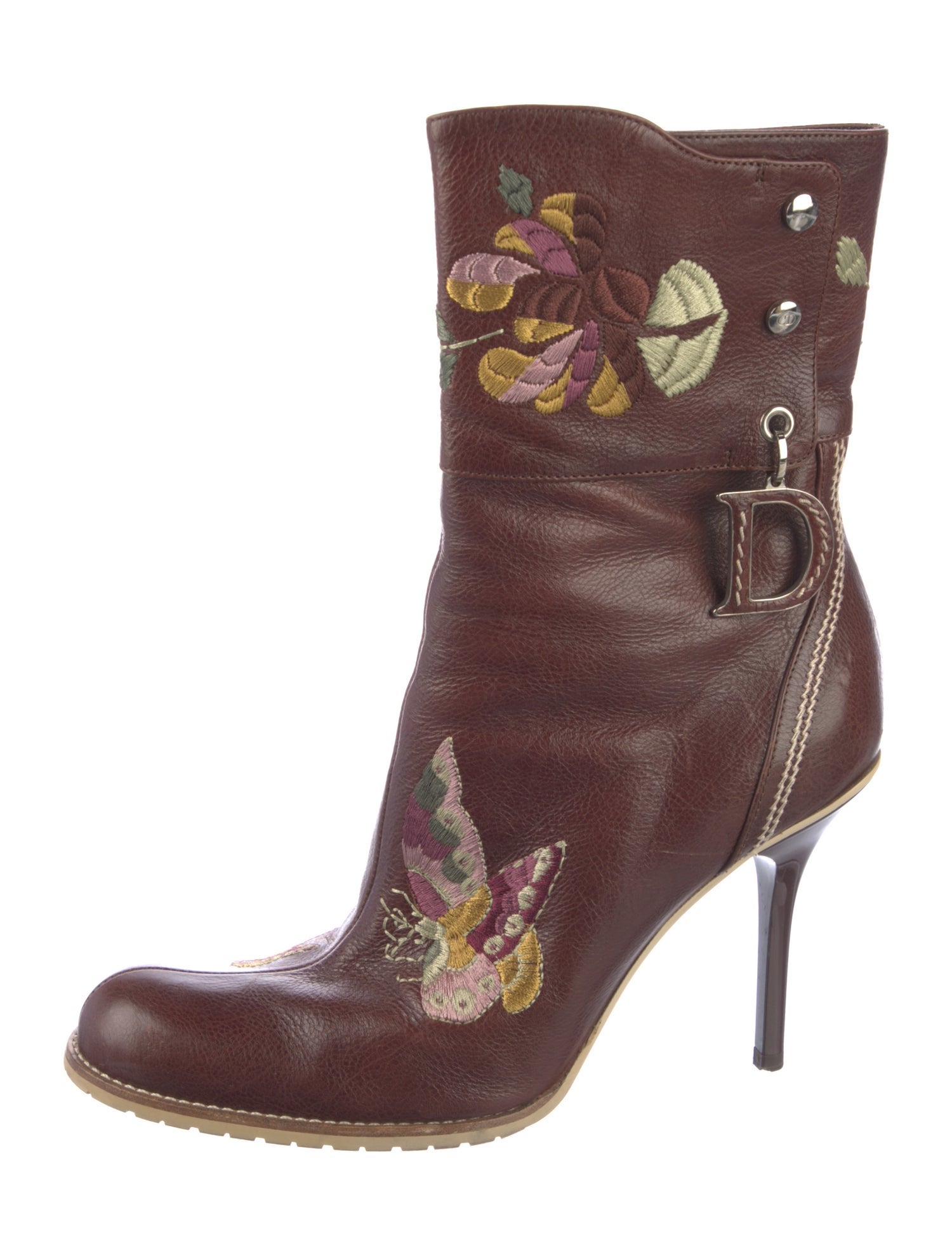 Prada Leather Colorblock Pattern Lace-Up Boots - Pink Boots, Shoes ...