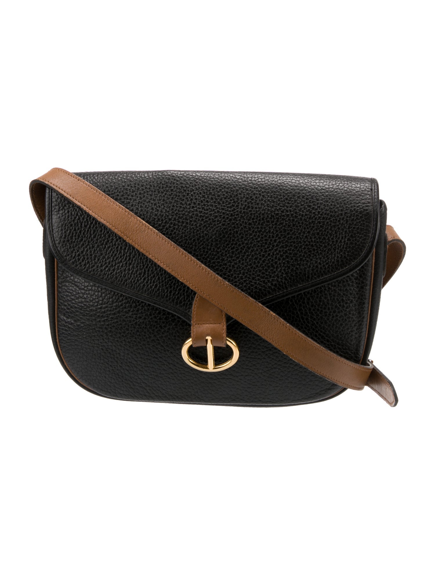 Christian Dior Leather Crossbody Bag - Black Crossbody Bags, Handbags ...