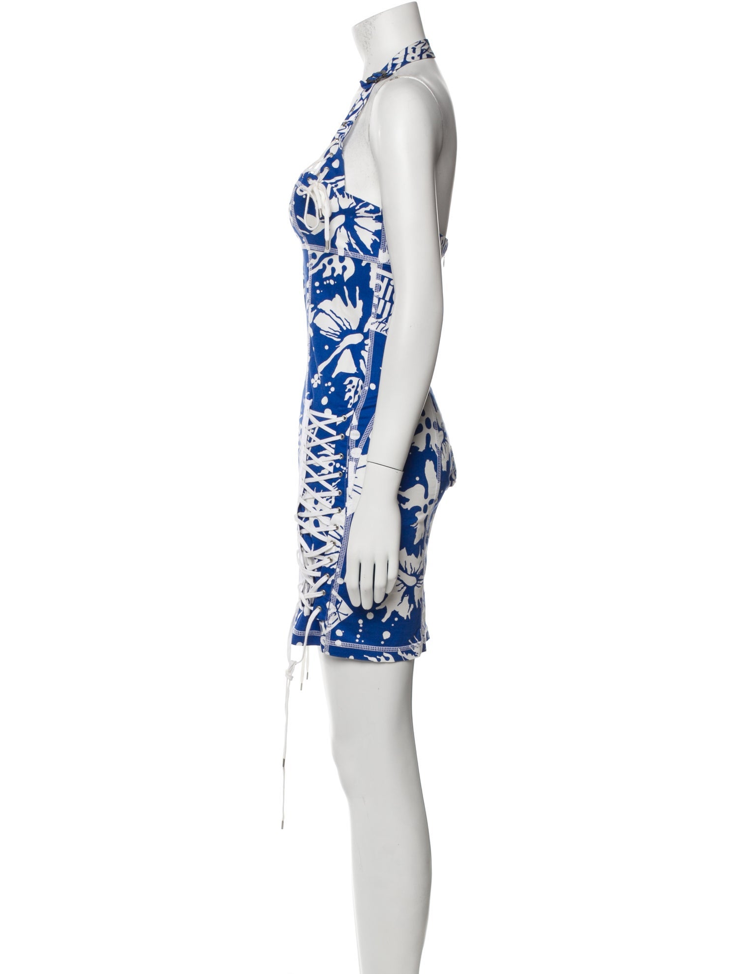 Christian Dior Vintage Mini Dress w/ Tags - Blue Dresses, Clothing ...