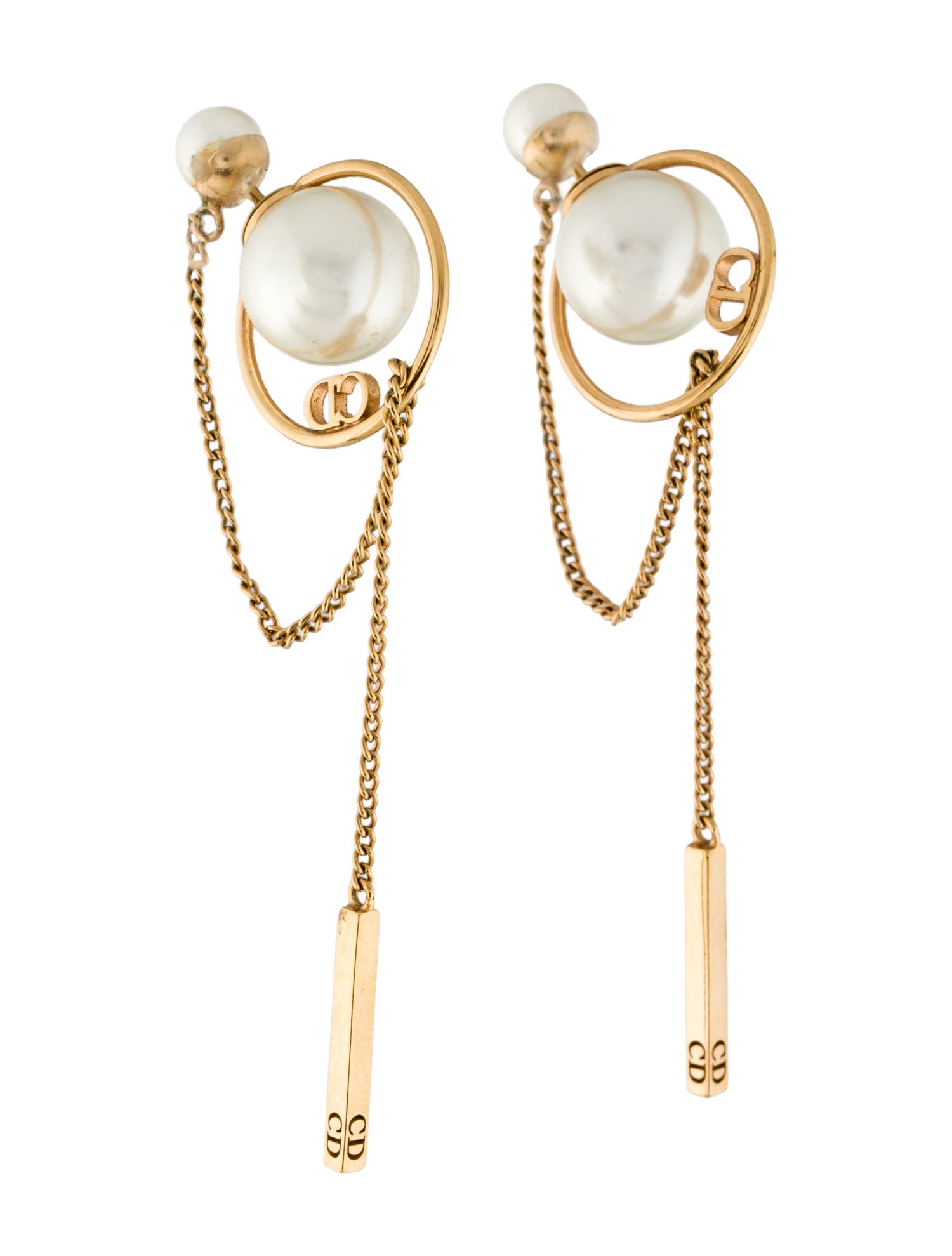 Elizabeth Cole Delaney Earrings - Gold-Tone Metal Drop, Earrings ...