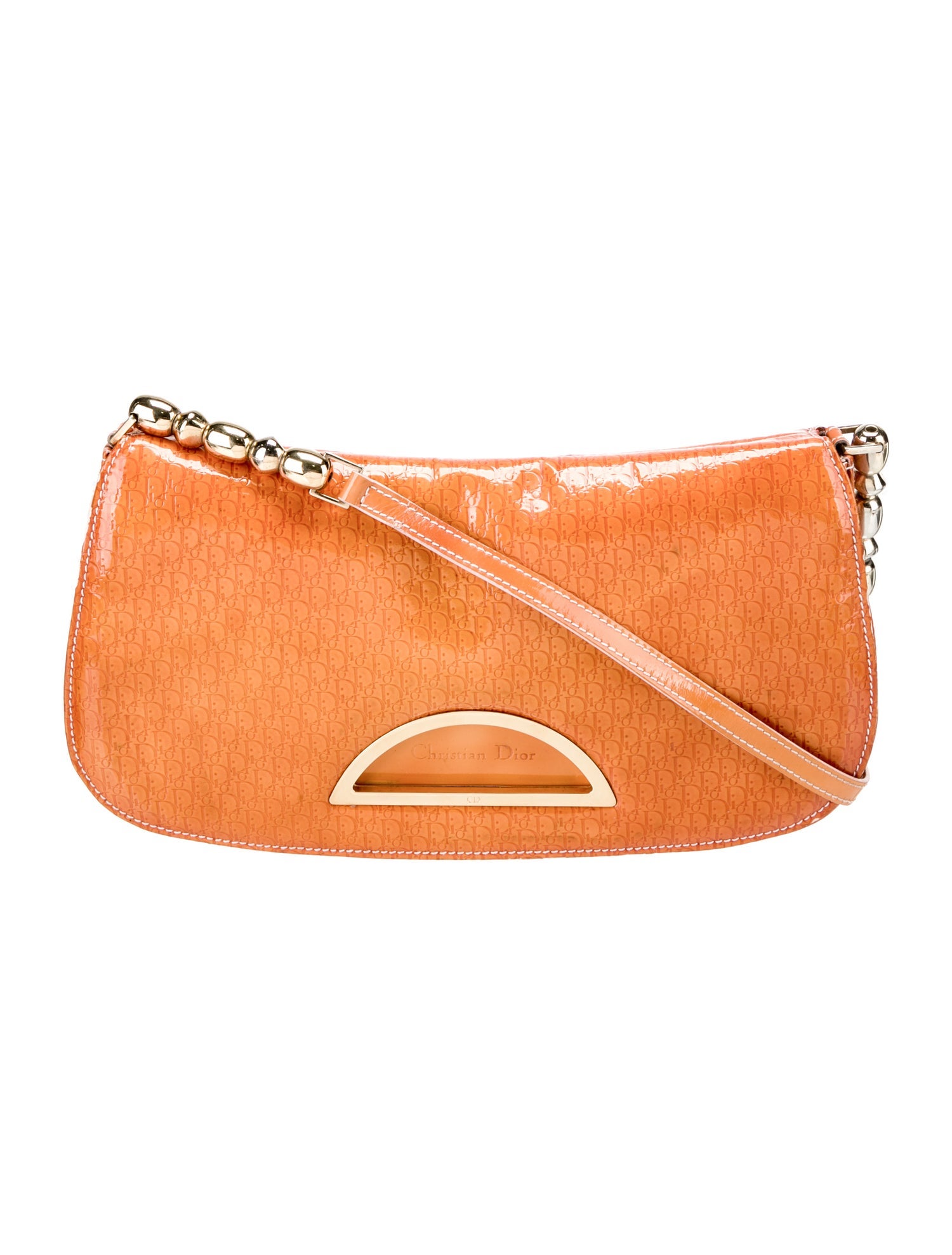 Christian Dior Diorissimo Malice Vintage - Orange Shoulder Bags ...