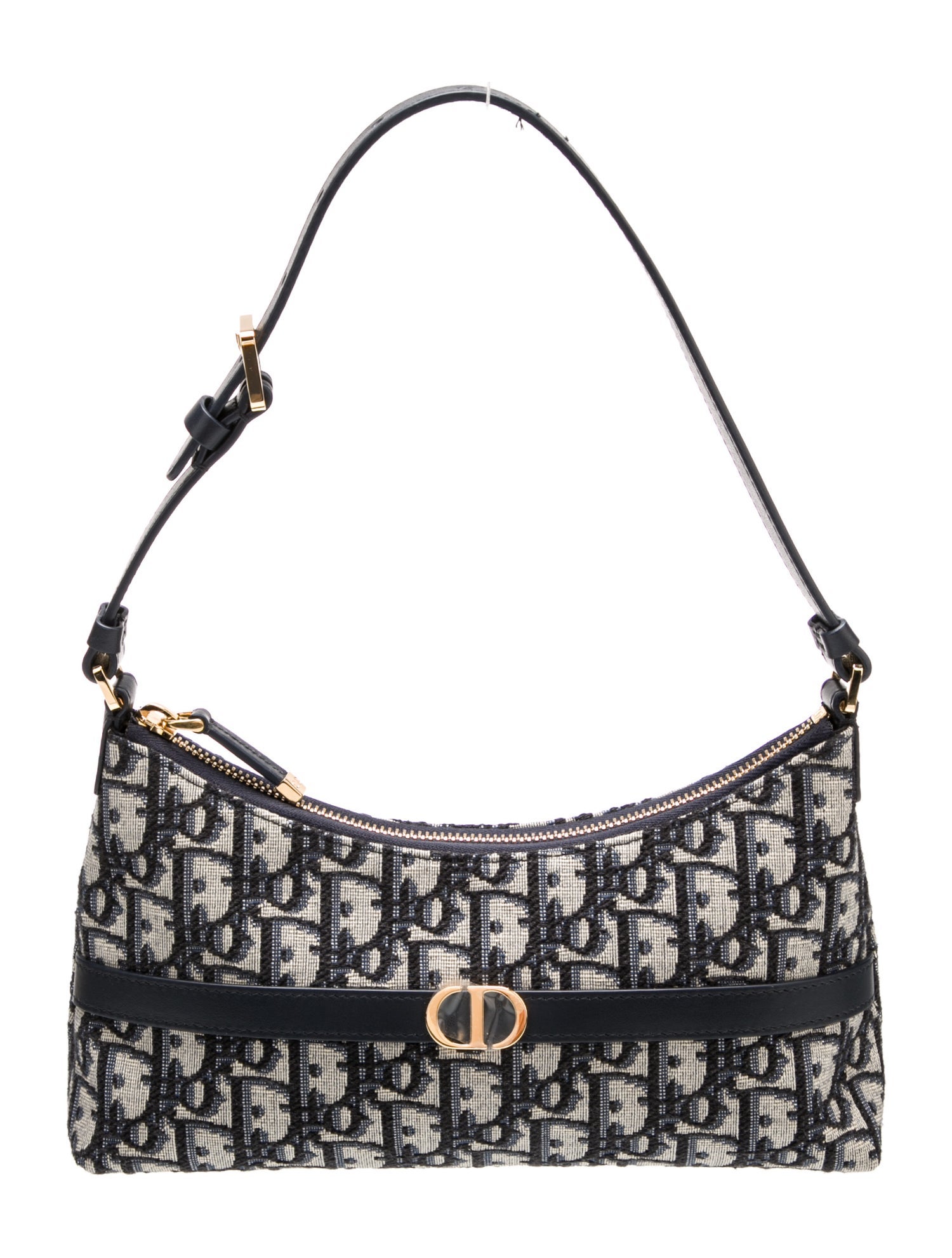 Christian Dior Oblique Jacquard 30 Montaigne Cigale 2025 - Blue Handle ...