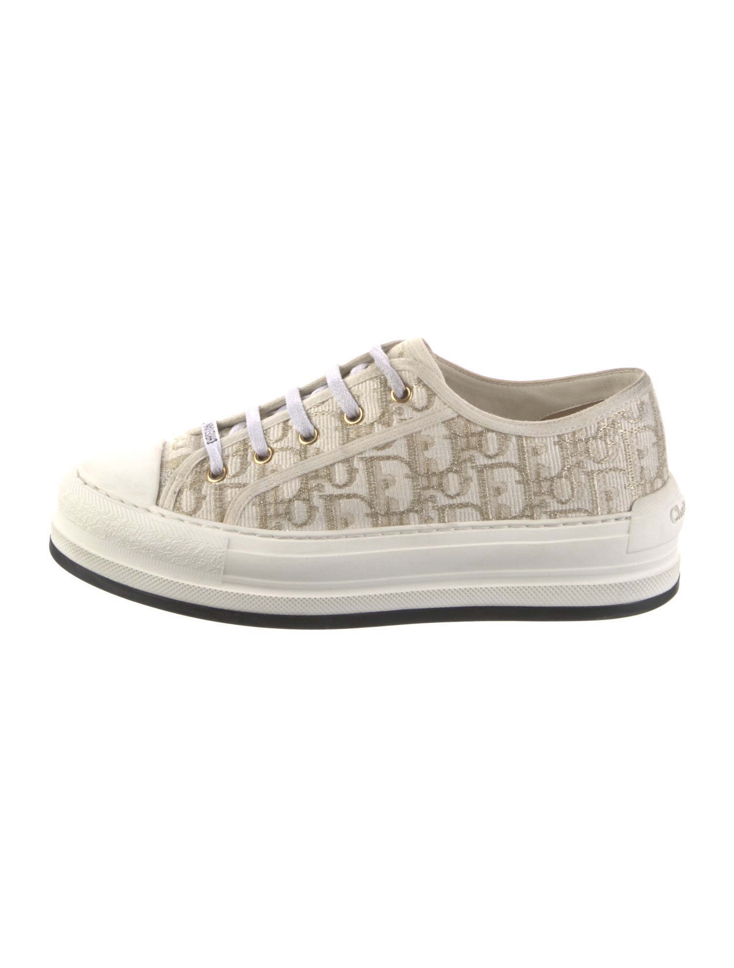 Christian Dior Walk N Dior Sneakers - Gold Sneakers, Shoes - CHR533171 ...