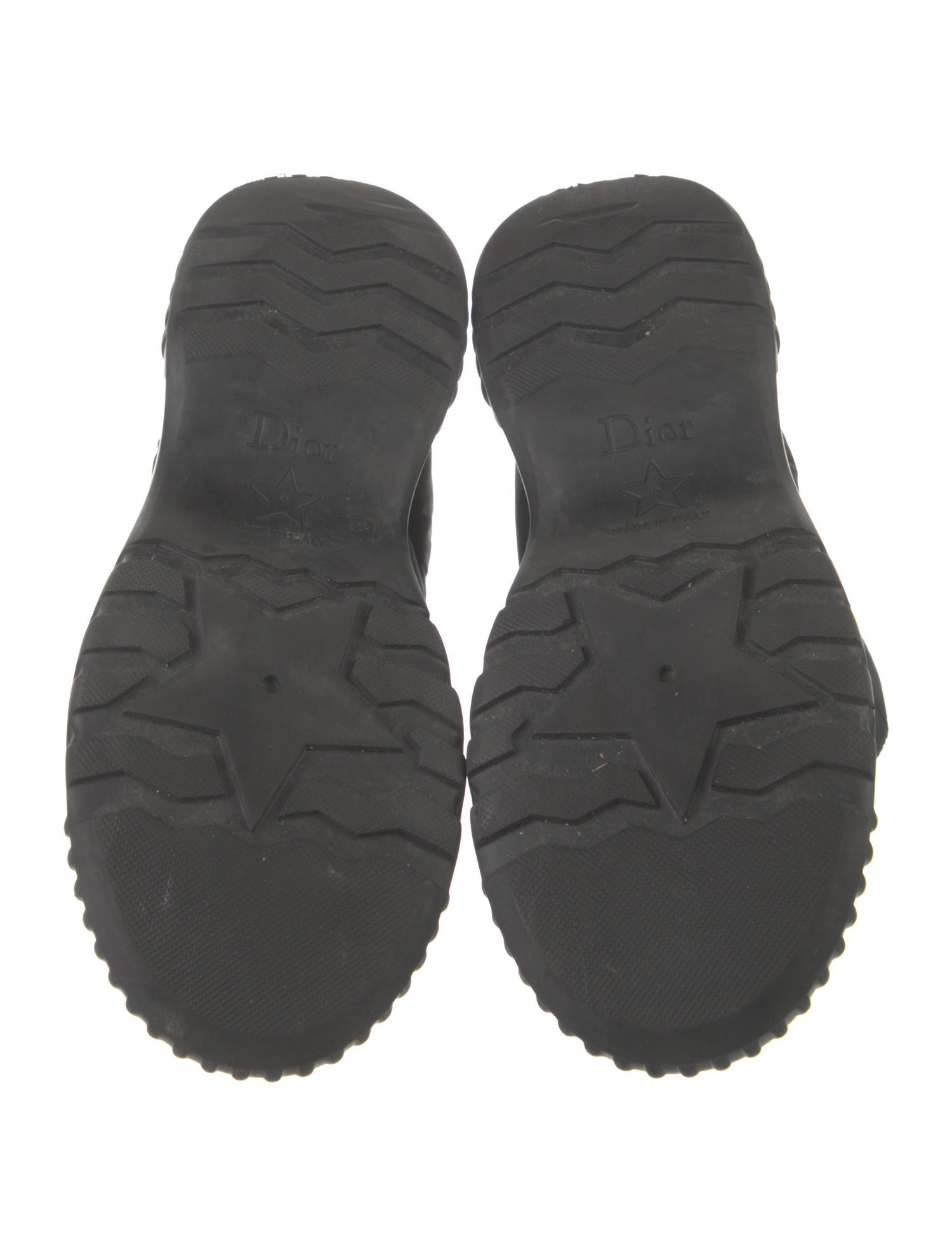 Christian Dior Cannage Pattern Nylon Boots - Black Boots, Shoes ...