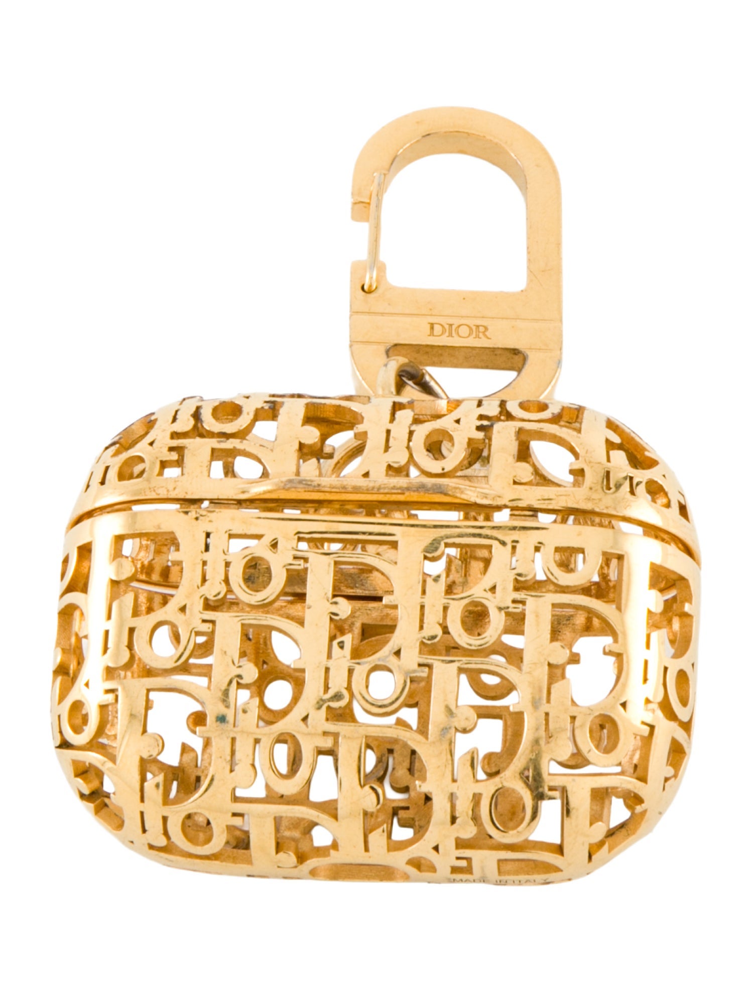 Christian Dior Airpod Case - Gold Keychains, Accessories - CHR538099 ...