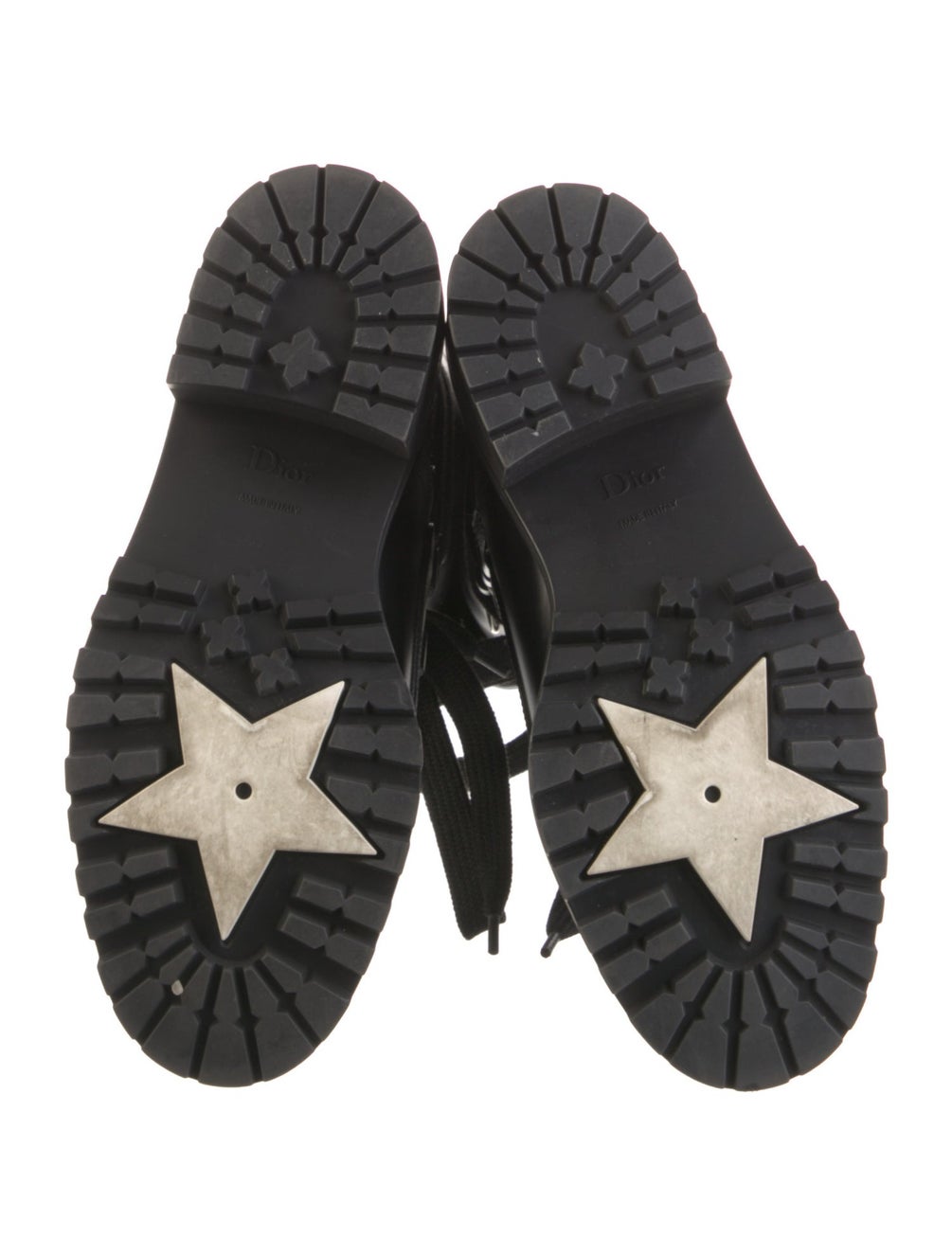 Christian Dior Leather Lace-Up Boots - Grey Boots, Shoes - CHR547279 ...