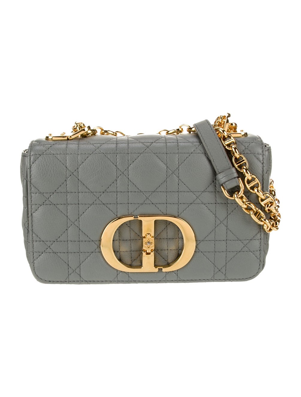 Christian Dior Leather Caro Small 2022 - Grey Crossbody Bags, Handbags - CHR553254 | The RealReal