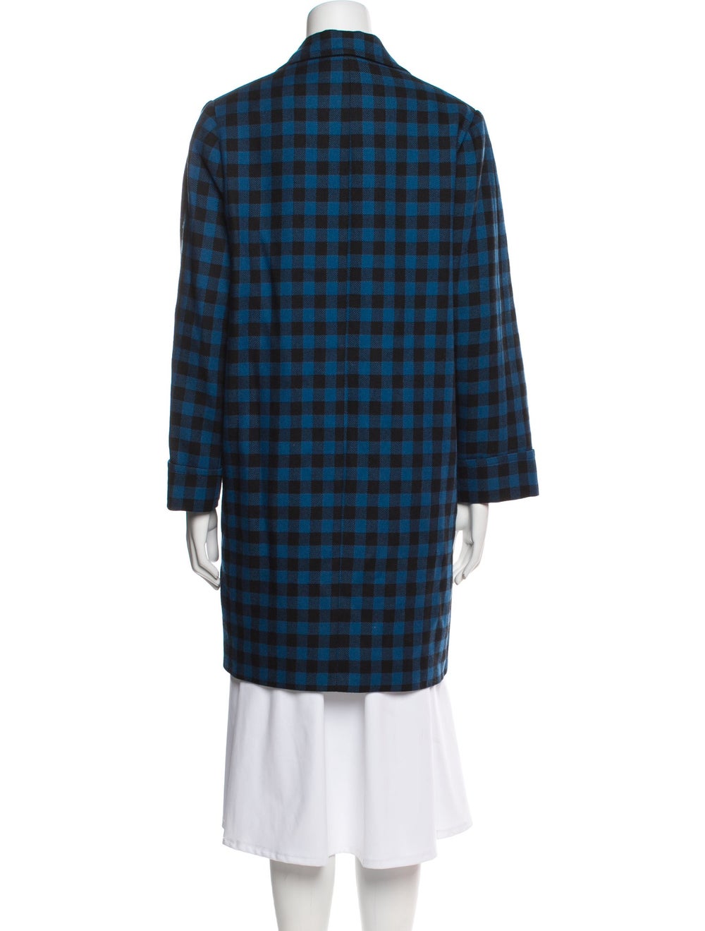 Christian Dior Wool Tweed Pattern Coat - Blue Coats, Clothing ...