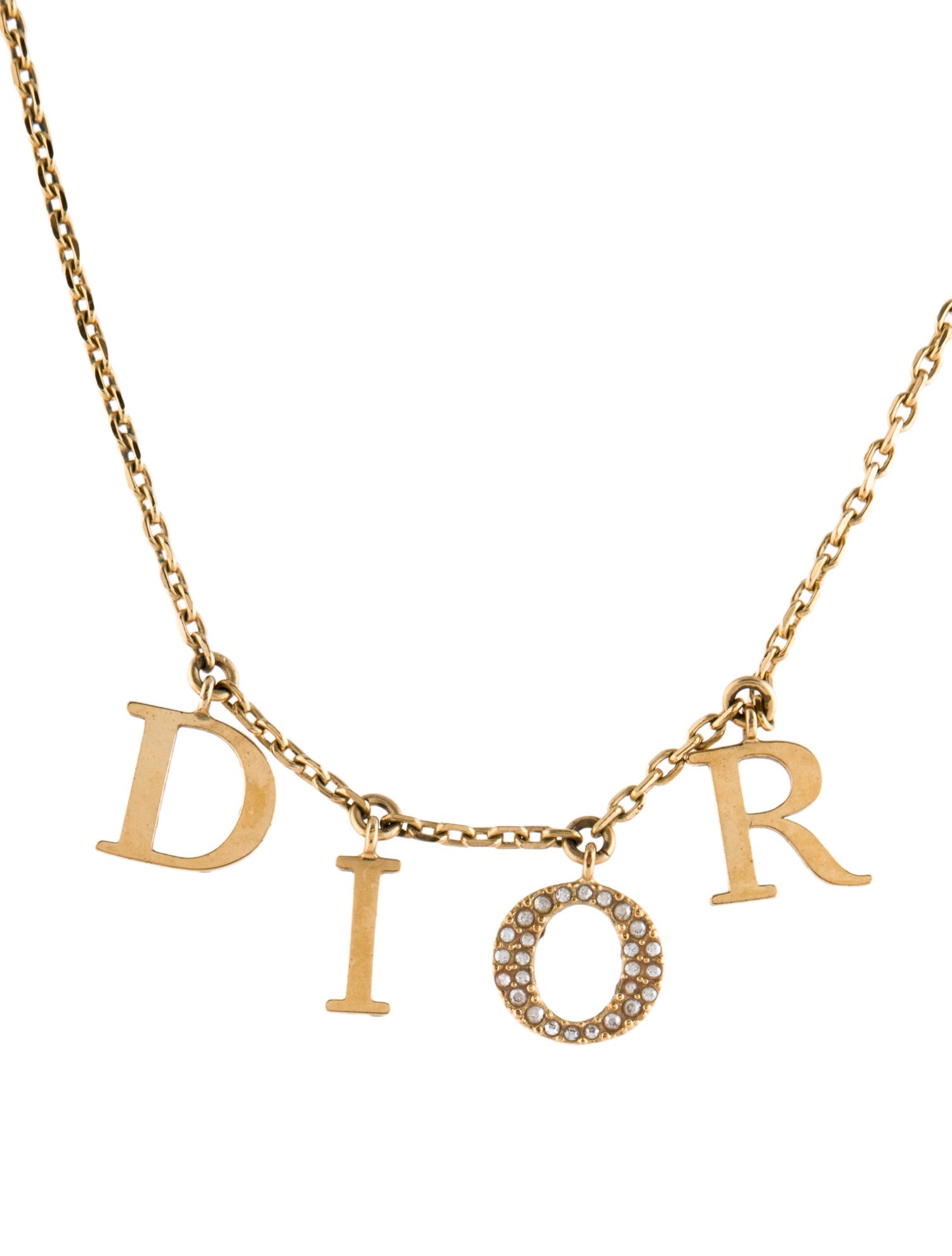 Christian Dior Crystal Dio(r)evolution Chain Necklace - Clear Chain ...