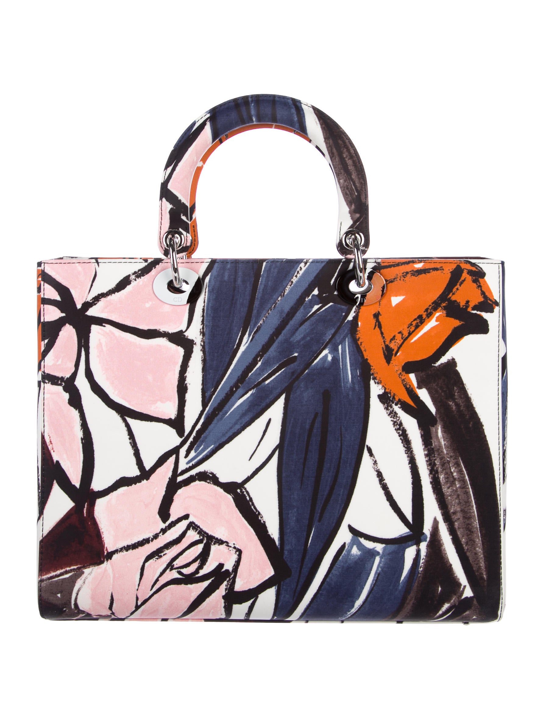 Christian Dior 2015 Large Graffiti Lady Dior Bag - Handbags - CHR59739 ...