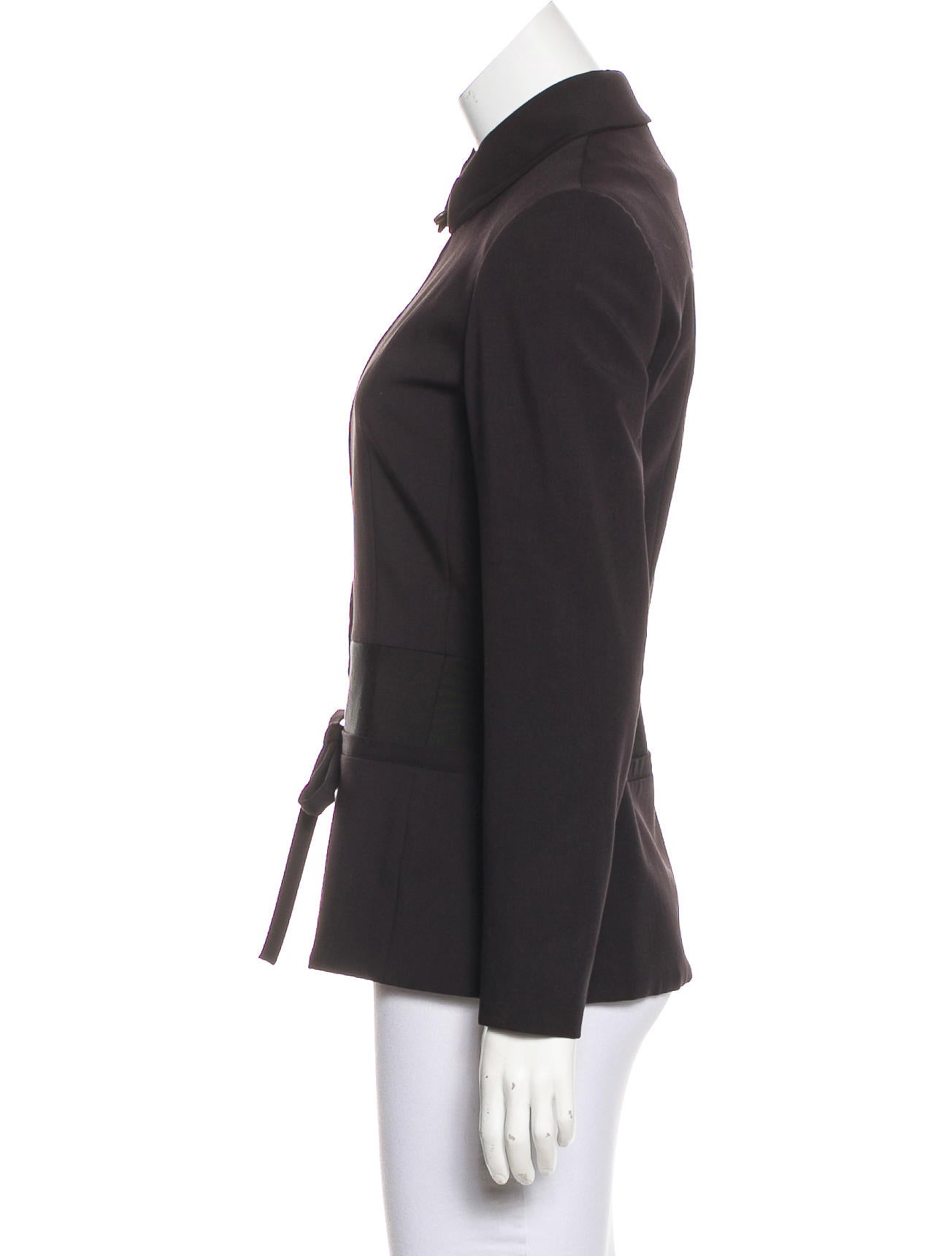 Christian Dior Tailored Zip-Up Jacket - Brown Jackets, Clothing ...