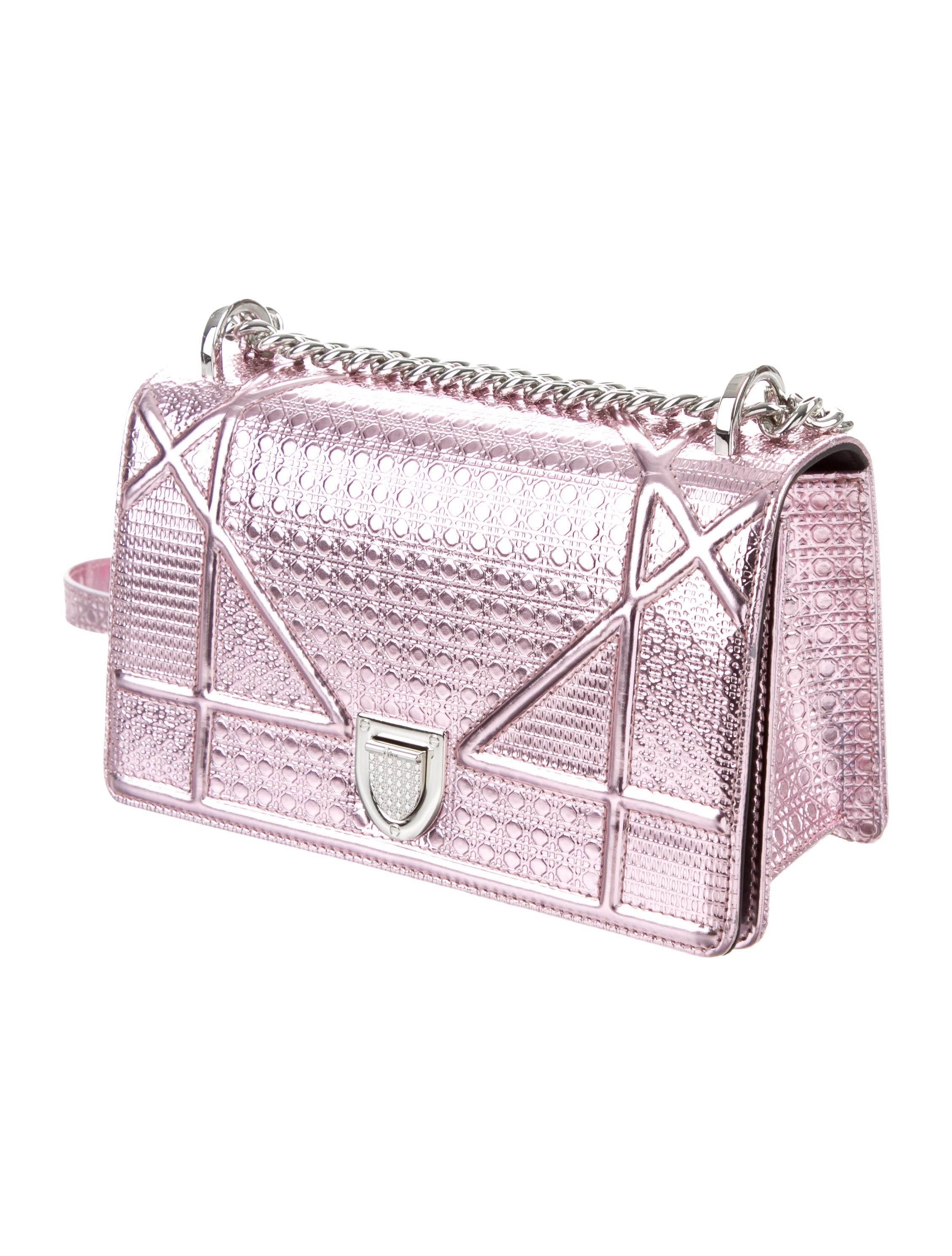 Christian Dior Metallic Diorama Bag - Handbags - | The RealReal