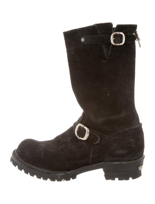 Chrome Hearts x Wesco Chrome Hearts Suede Riding Boots - Shoes ...