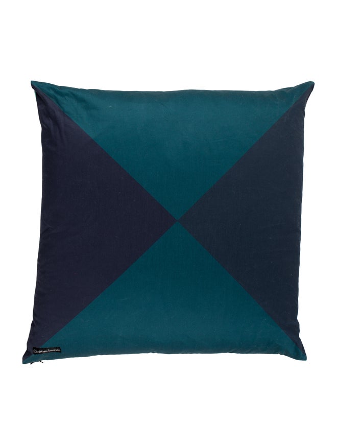 Christian Lacroix Printed Throw Pillow - Blue Bedding, Bedding & Bath ...