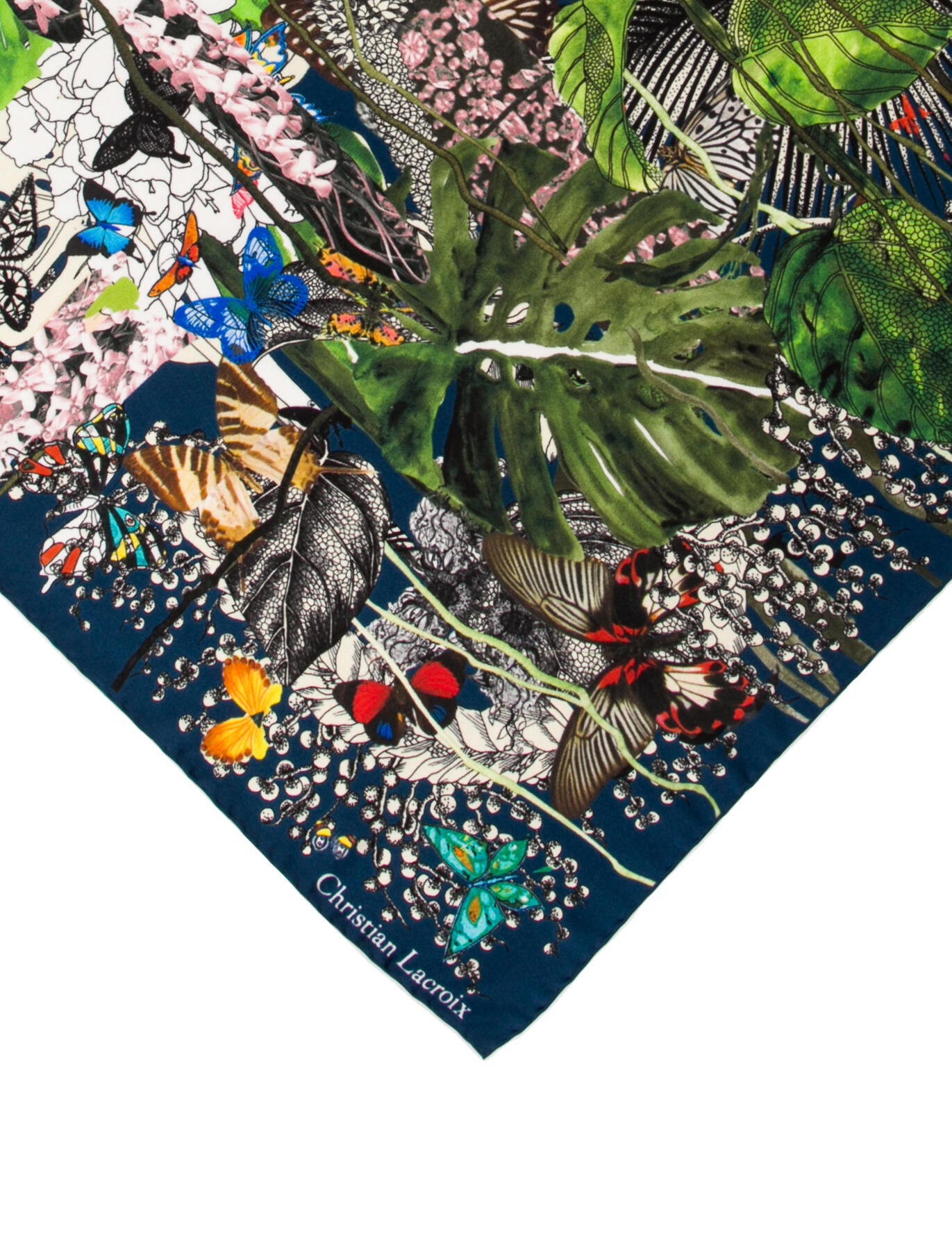 Christian Lacroix Printed Raw-Edge Scarf - Scarves and Shawls ...