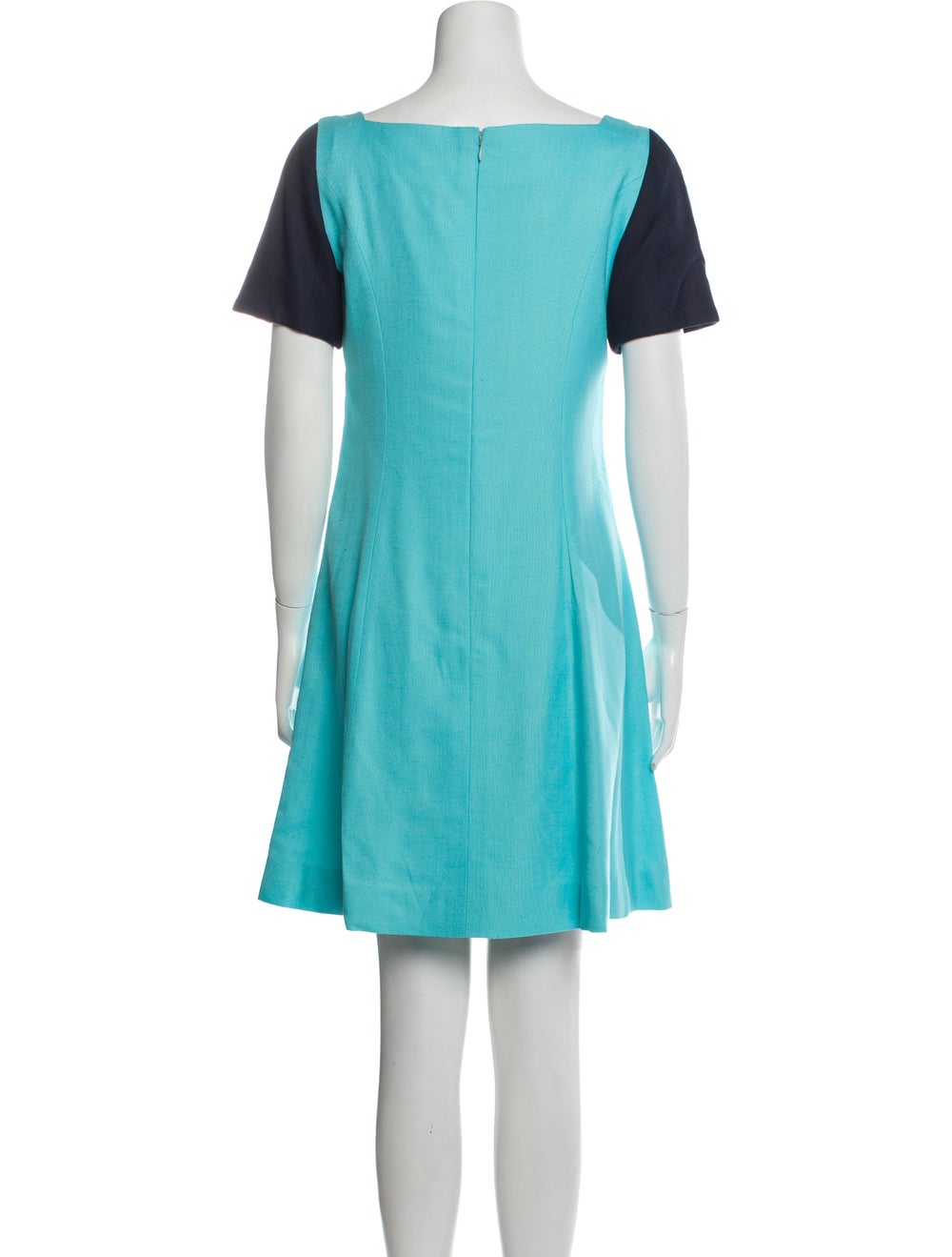 Christian Lacroix Colorblock Pattern Mini Dress - Blue Dresses ...