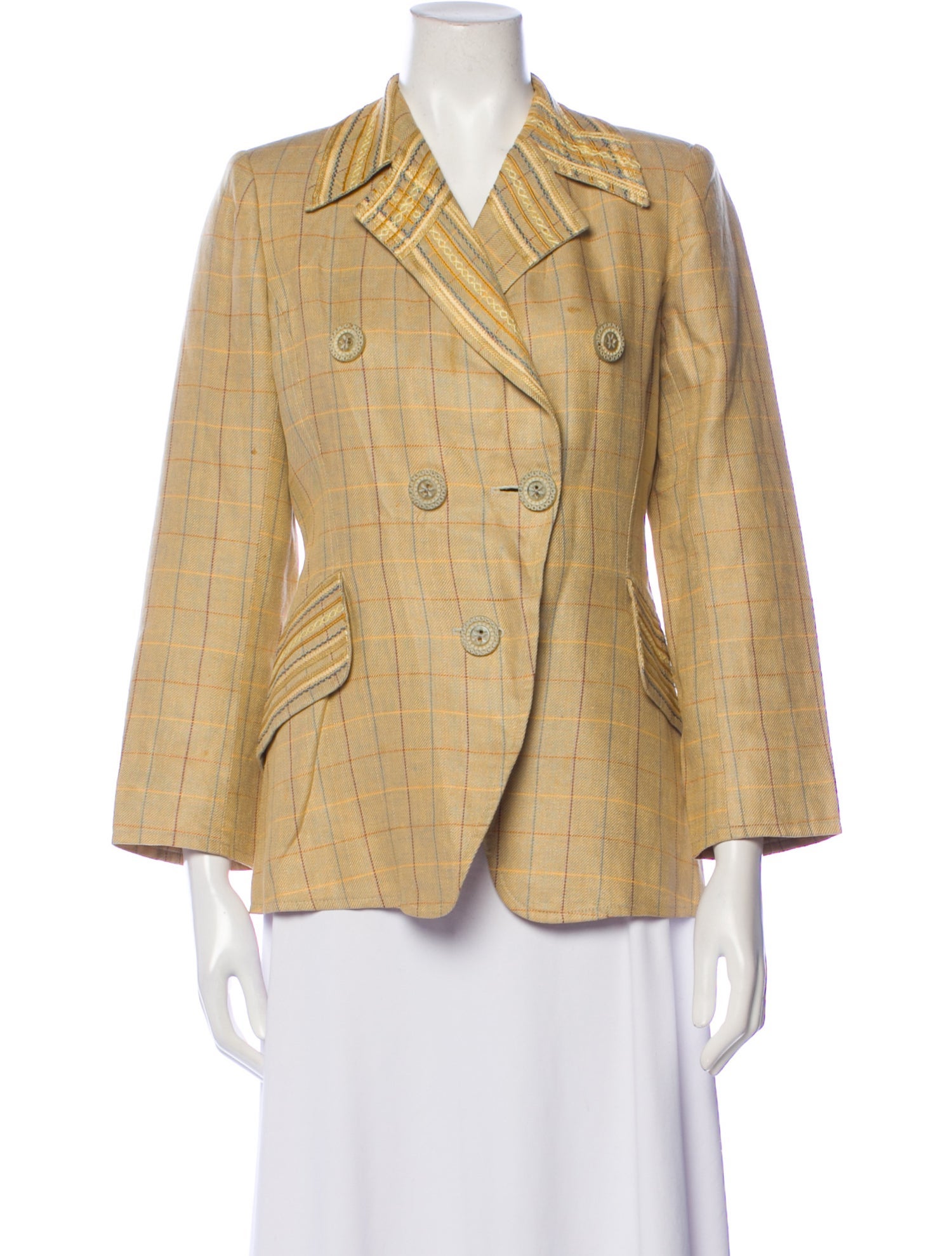 Paul Stuart Silk Tweed Pattern Blazer - Neutrals Jackets, Clothing ...