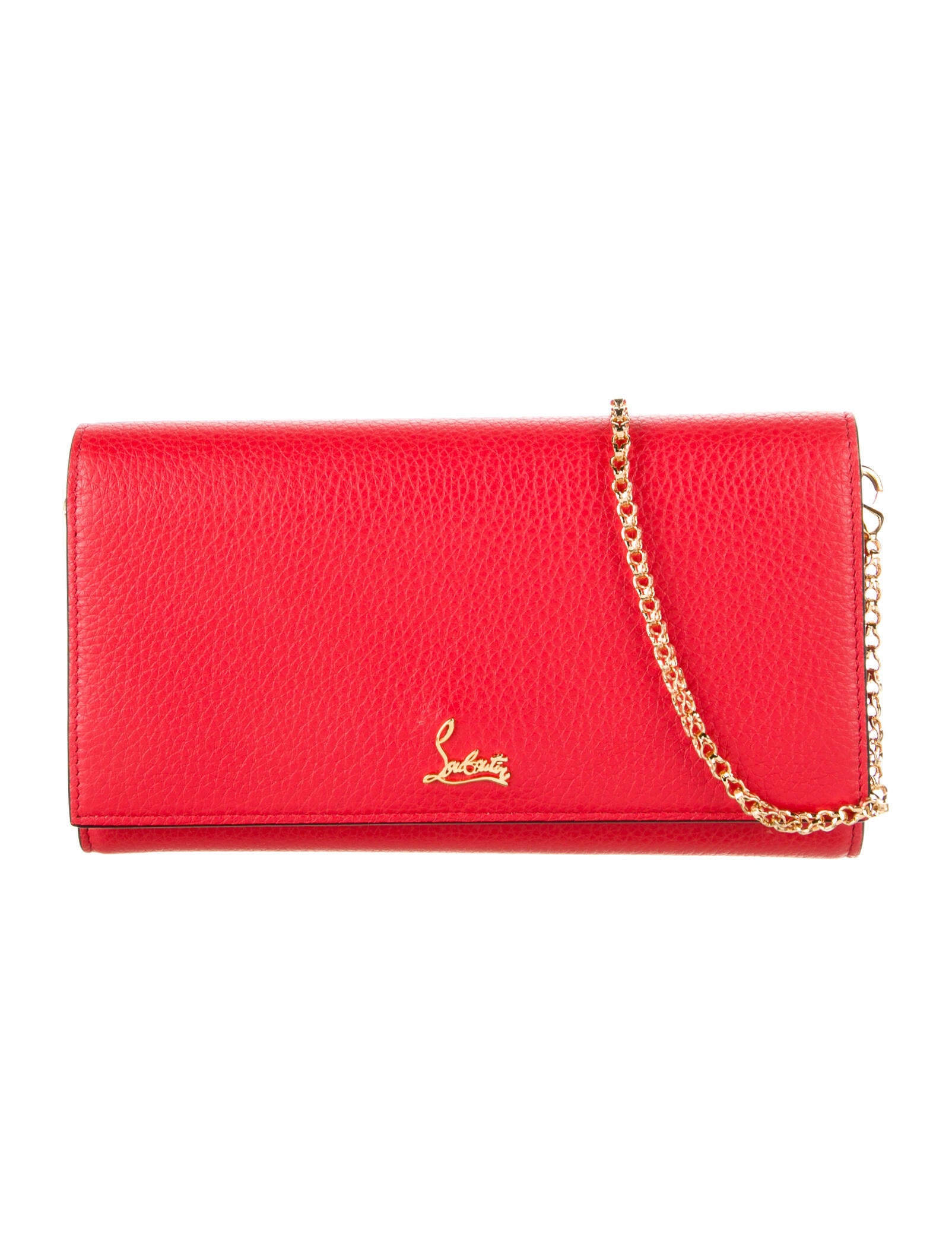 Christian Louboutin Leather Crossbody Bag - Red Crossbody Bags ...
