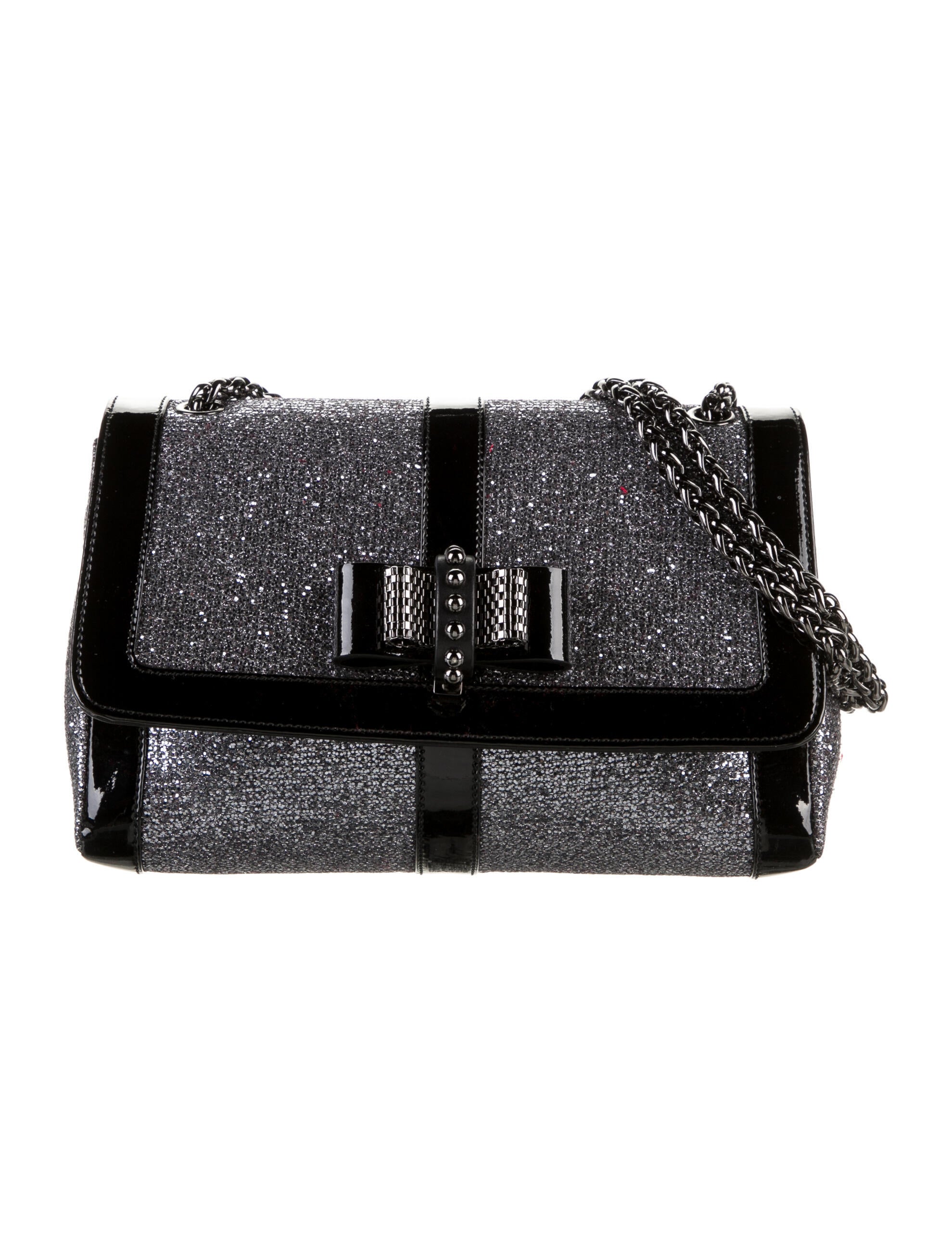 Christian Louboutin Sweet Charity Shoulder Bag - Silver Shoulder Bags ...