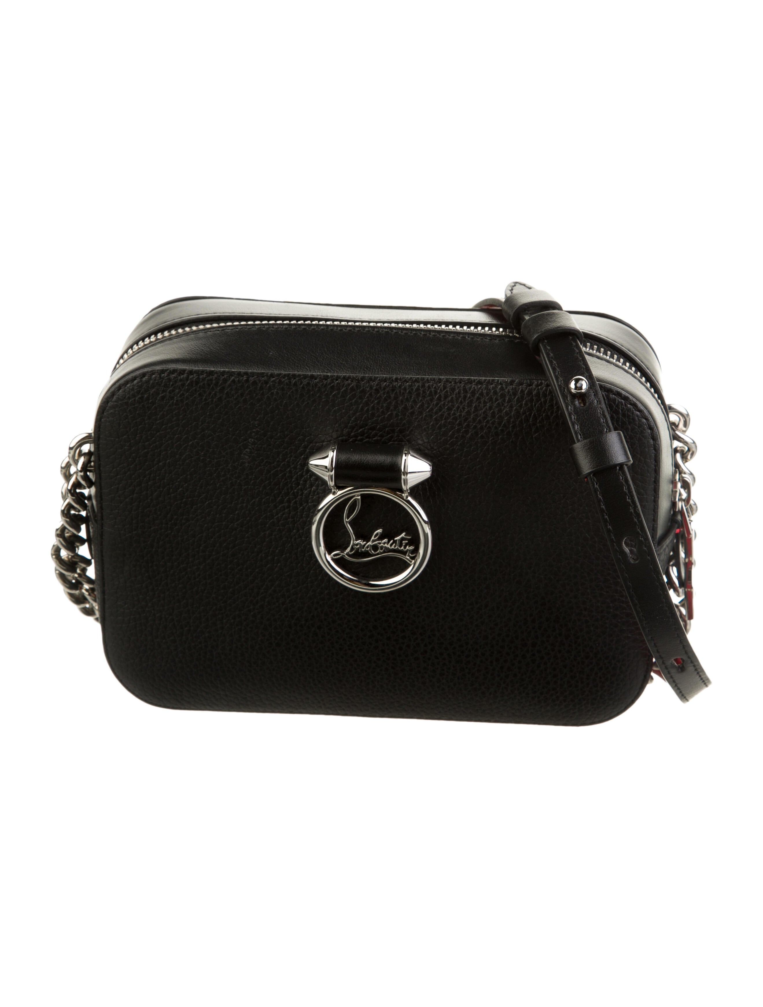 Christian Louboutin Rubylou Leather Crossbody - Black Crossbody Bags ...