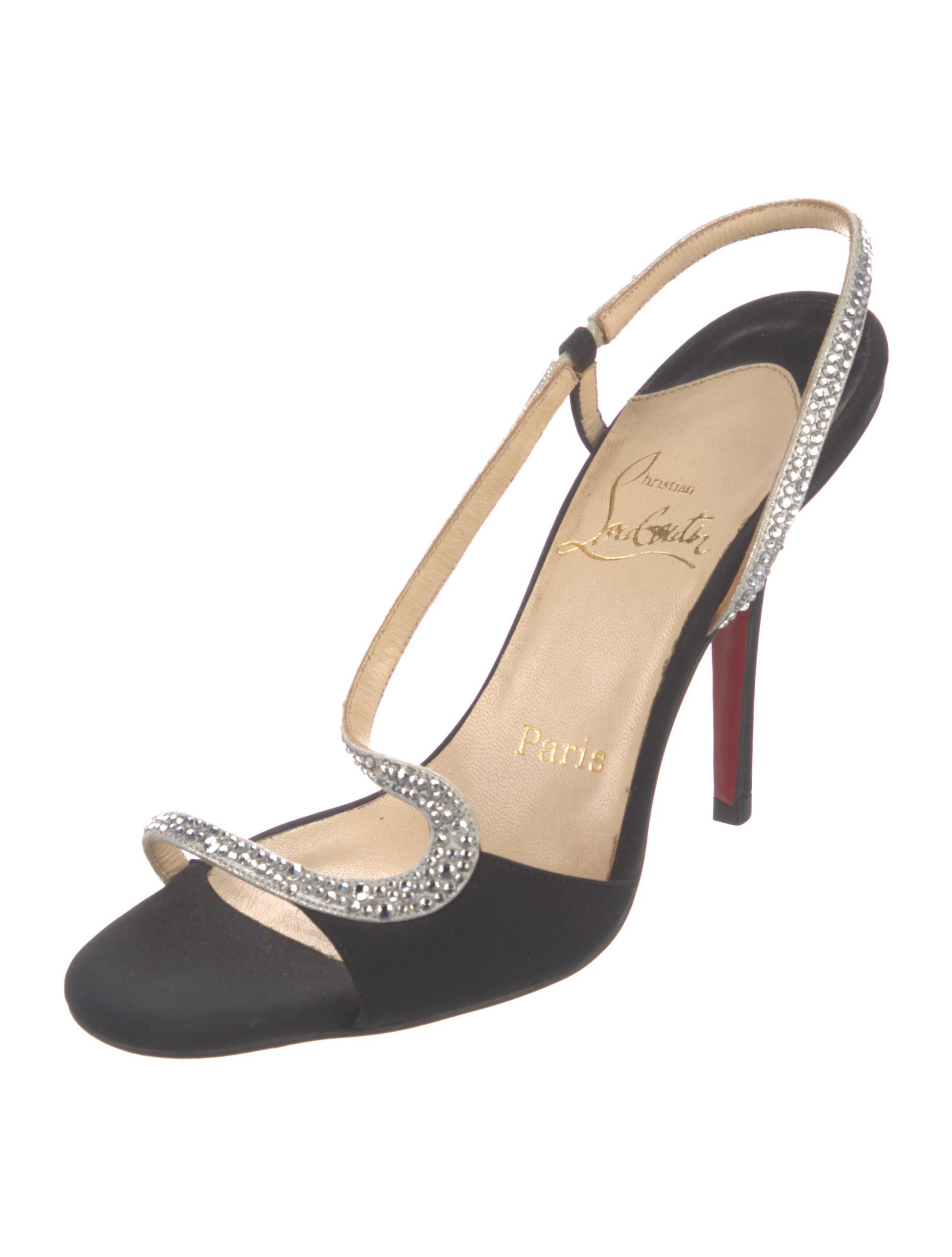 Christian Louboutin Clou Noeud Pumps - Black Sandals, Shoes - CHT35754 ...