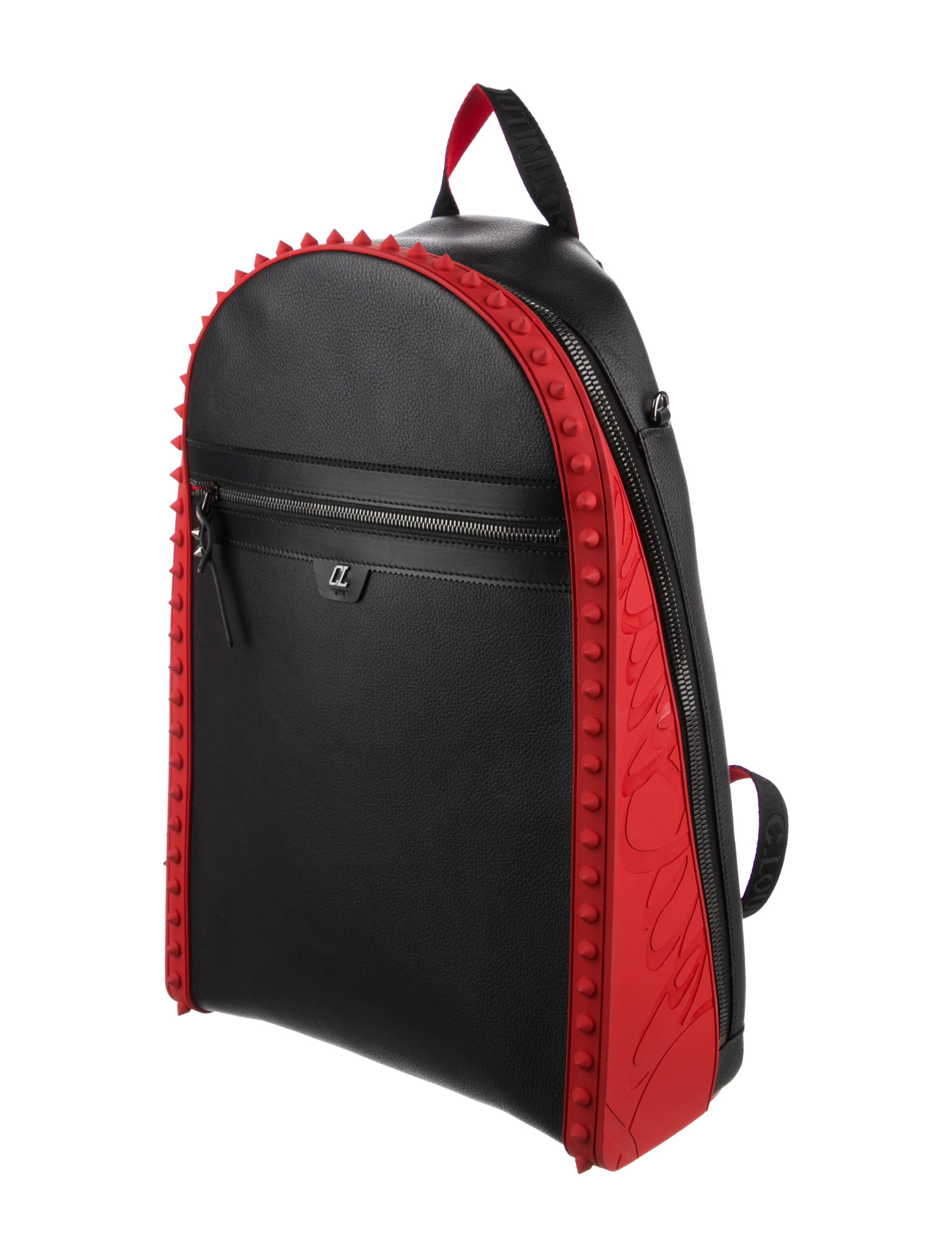 Christian Louboutin Large Backparis Leather Backpack - Black Backpacks ...