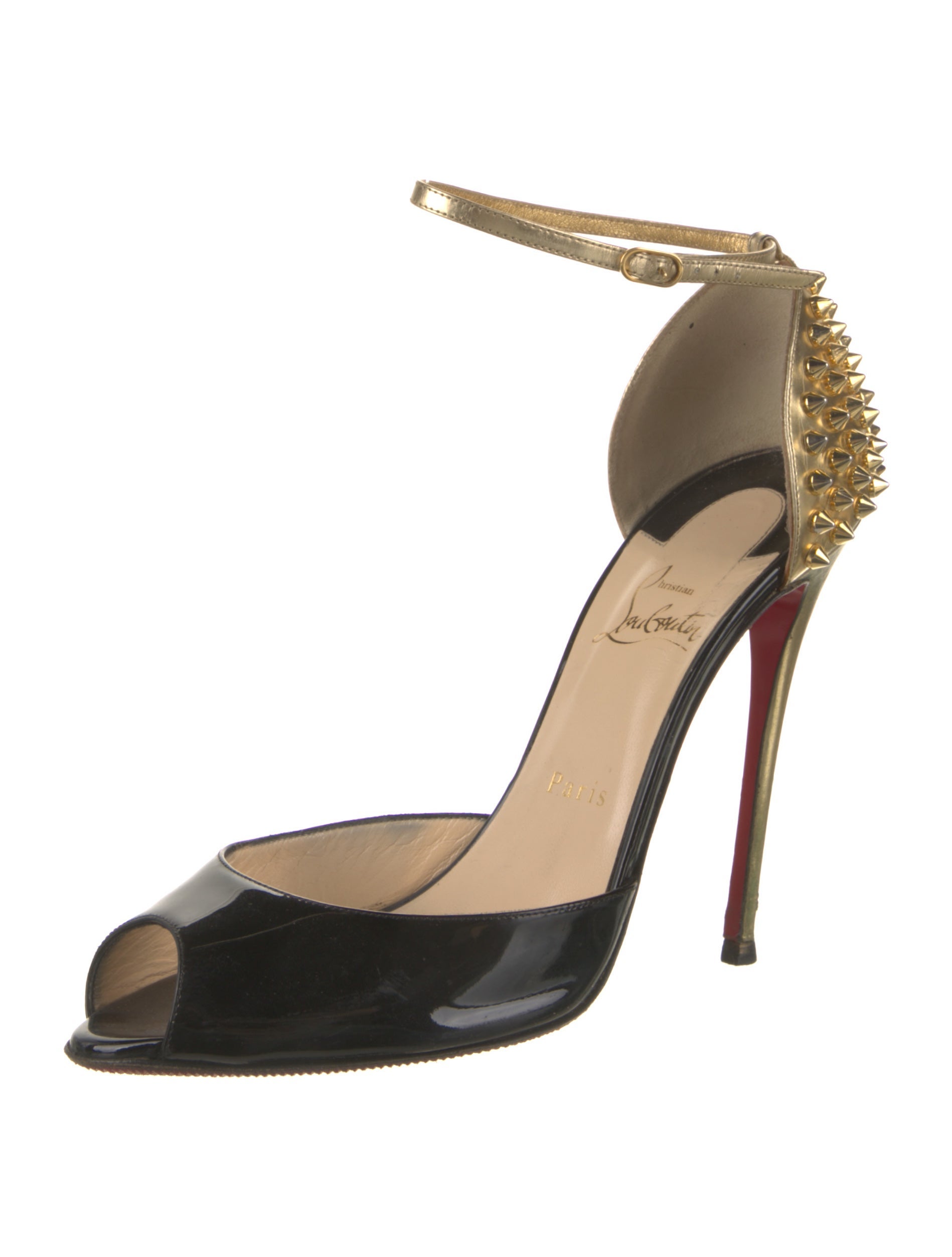 Christian Louboutin Aqua Ronda PVC Sandals - Black Sandals, Shoes ...