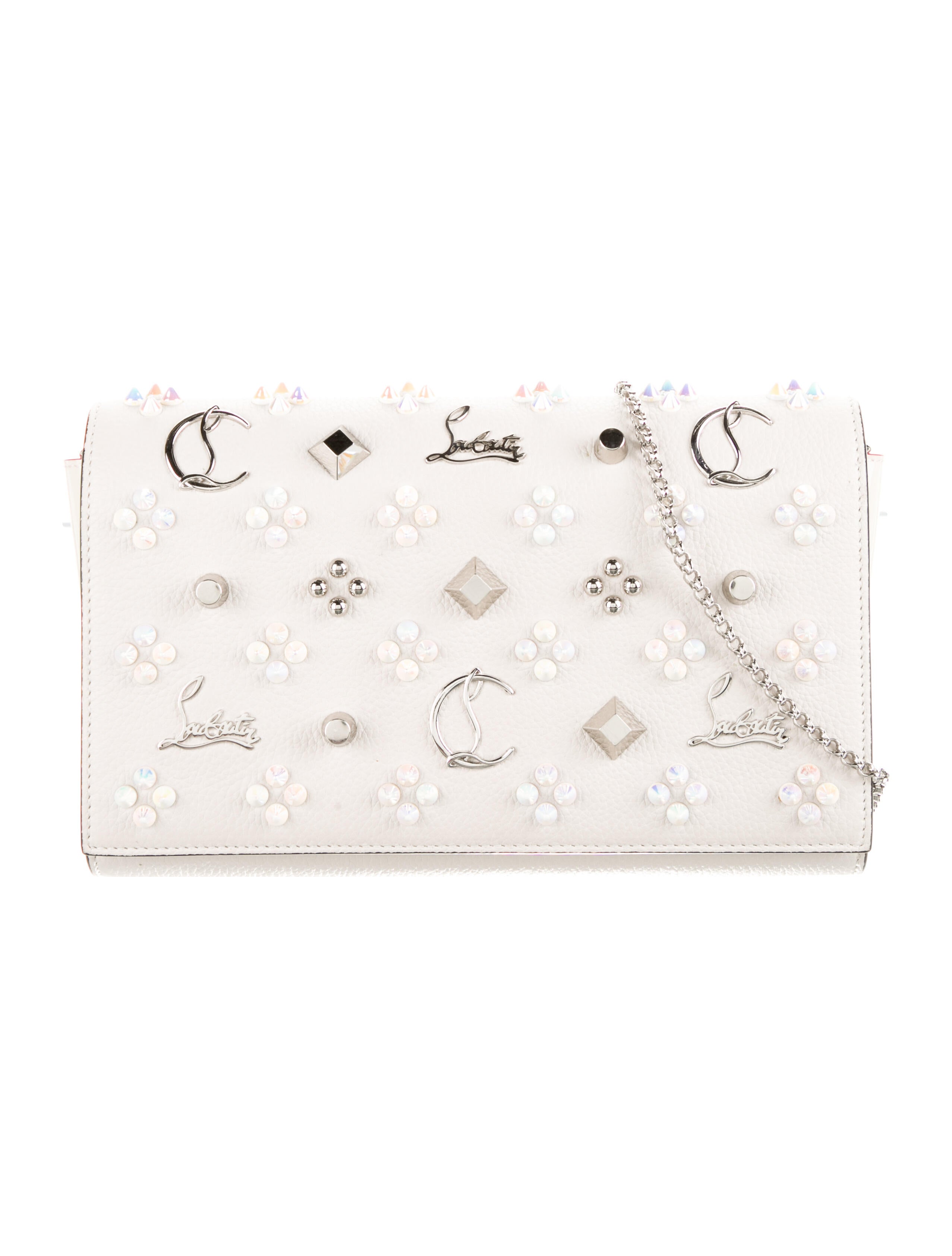 Christian Louboutin Leather Paloma Crossbody Bag - Neutrals Crossbody ...