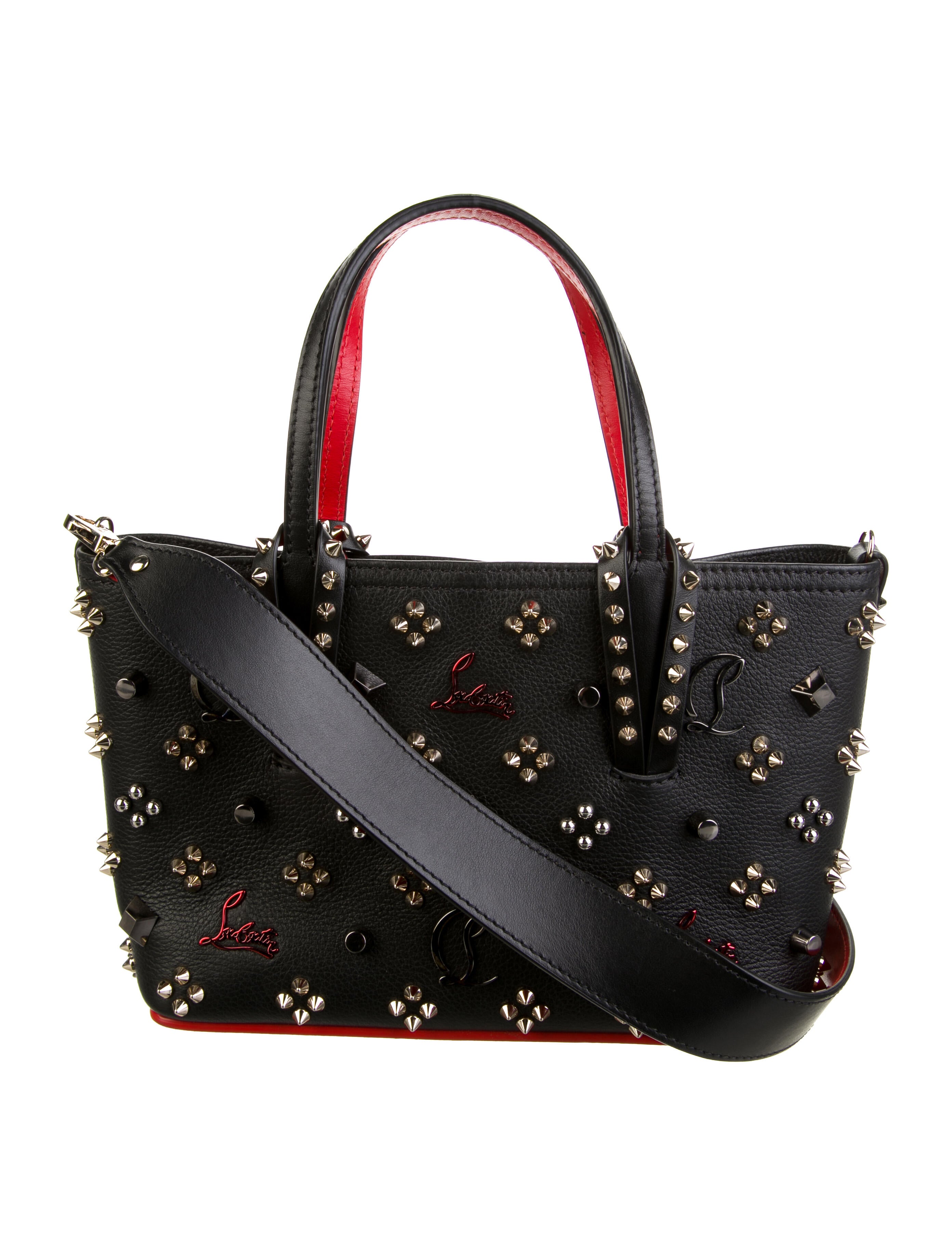 Christian Louboutin Sweet Charity Small Python Bag - Black Shoulder ...
