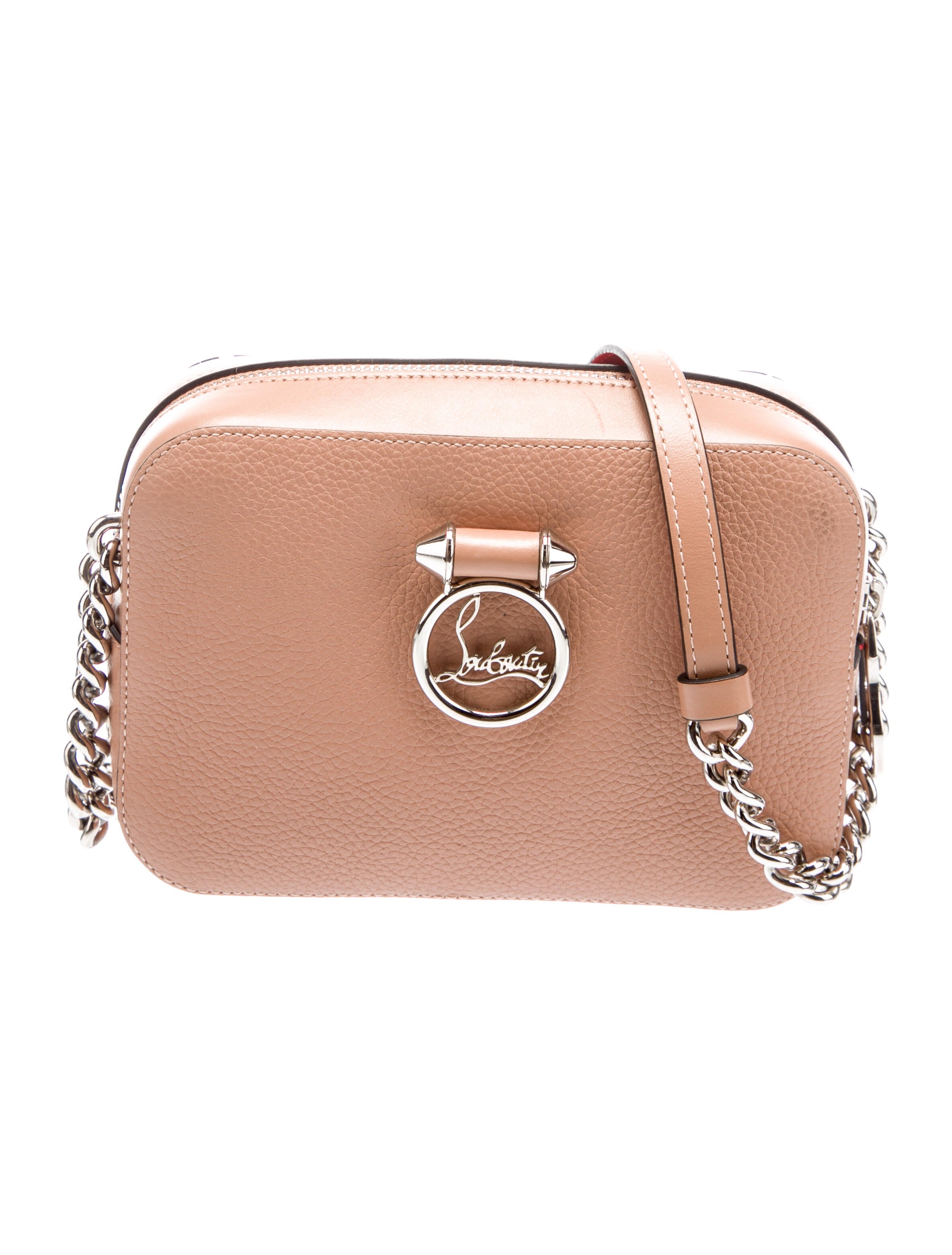 Christian Louboutin Rubylou Leather Crossbody - Neutrals Crossbody Bags ...