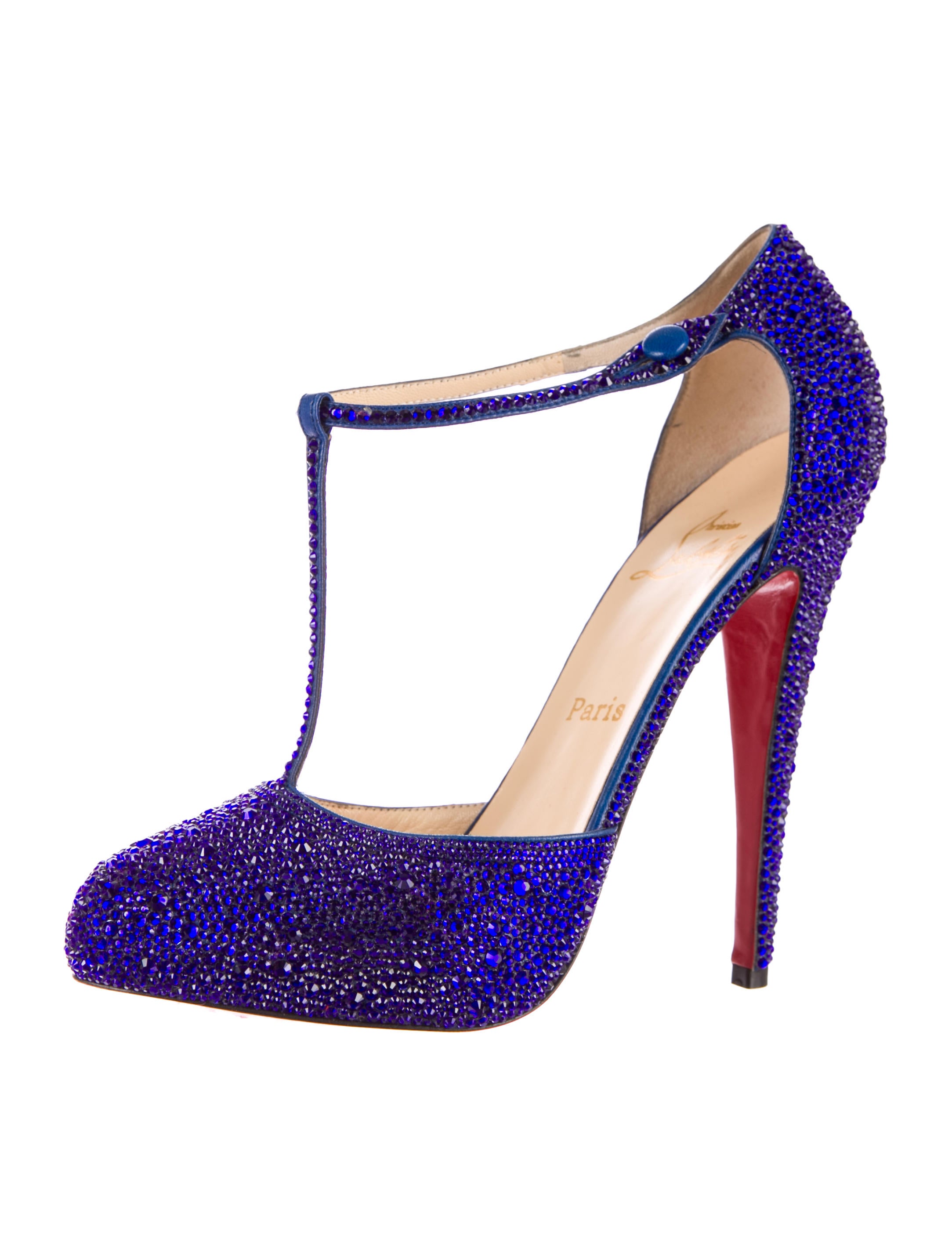 Christian Louboutin Strass Pumps - Blue Pumps, Shoes - CHT33797 | The ...