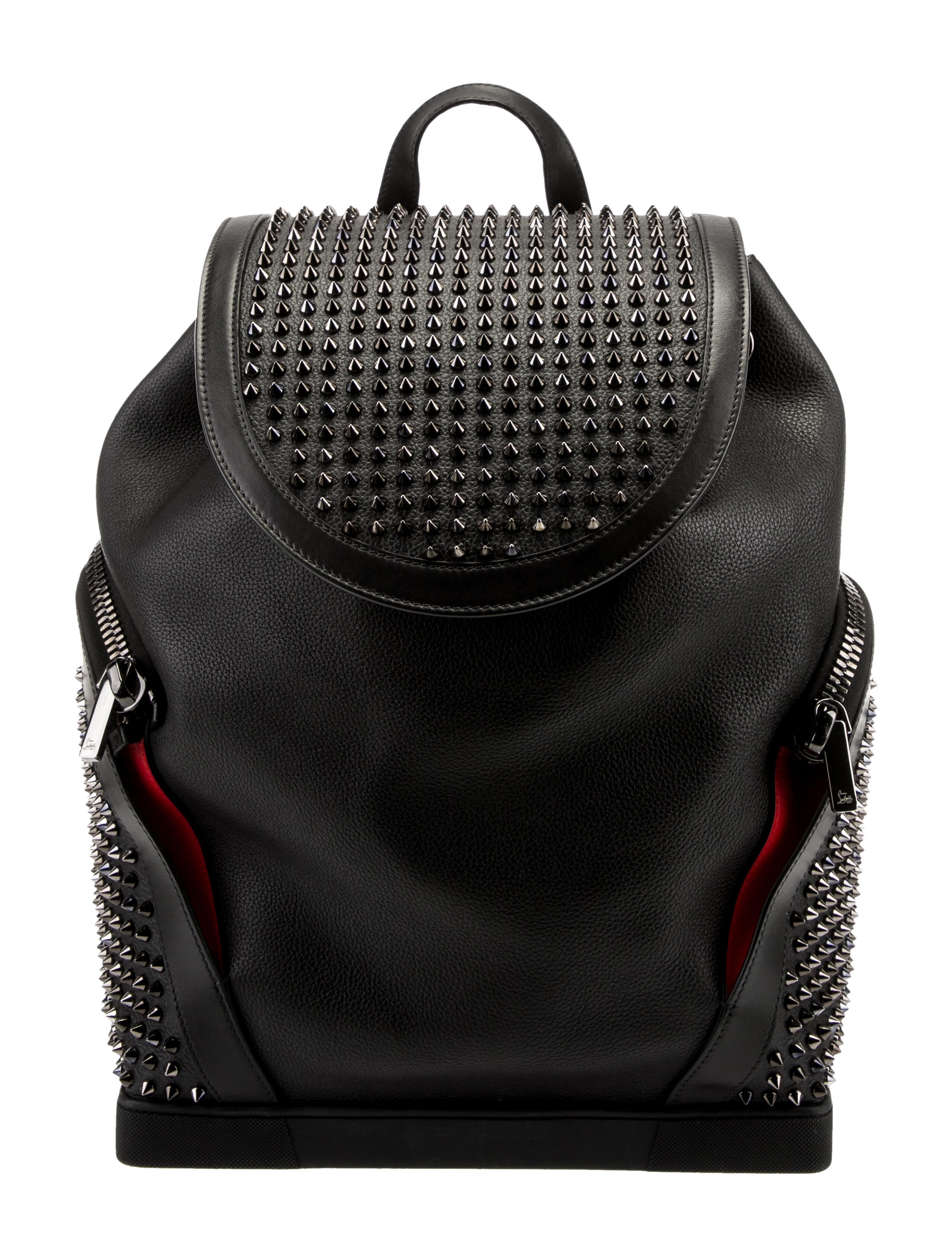 Christian Louboutin Small Calf Explorafunk Spikes Backpack - Black ...
