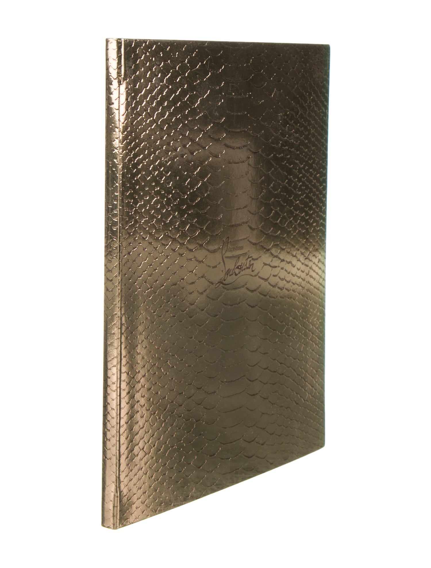 Christian Louboutin Embossed Notebook - Metallic Books, Stationery ...