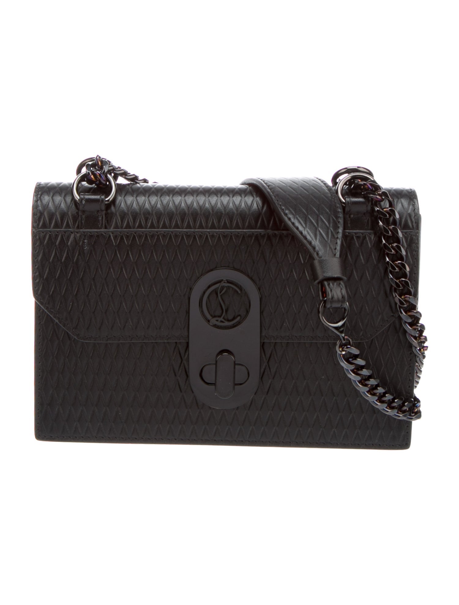 Christian Louboutin Elisa Shoulder Bag w/Tags - Black Shoulder Bags ...