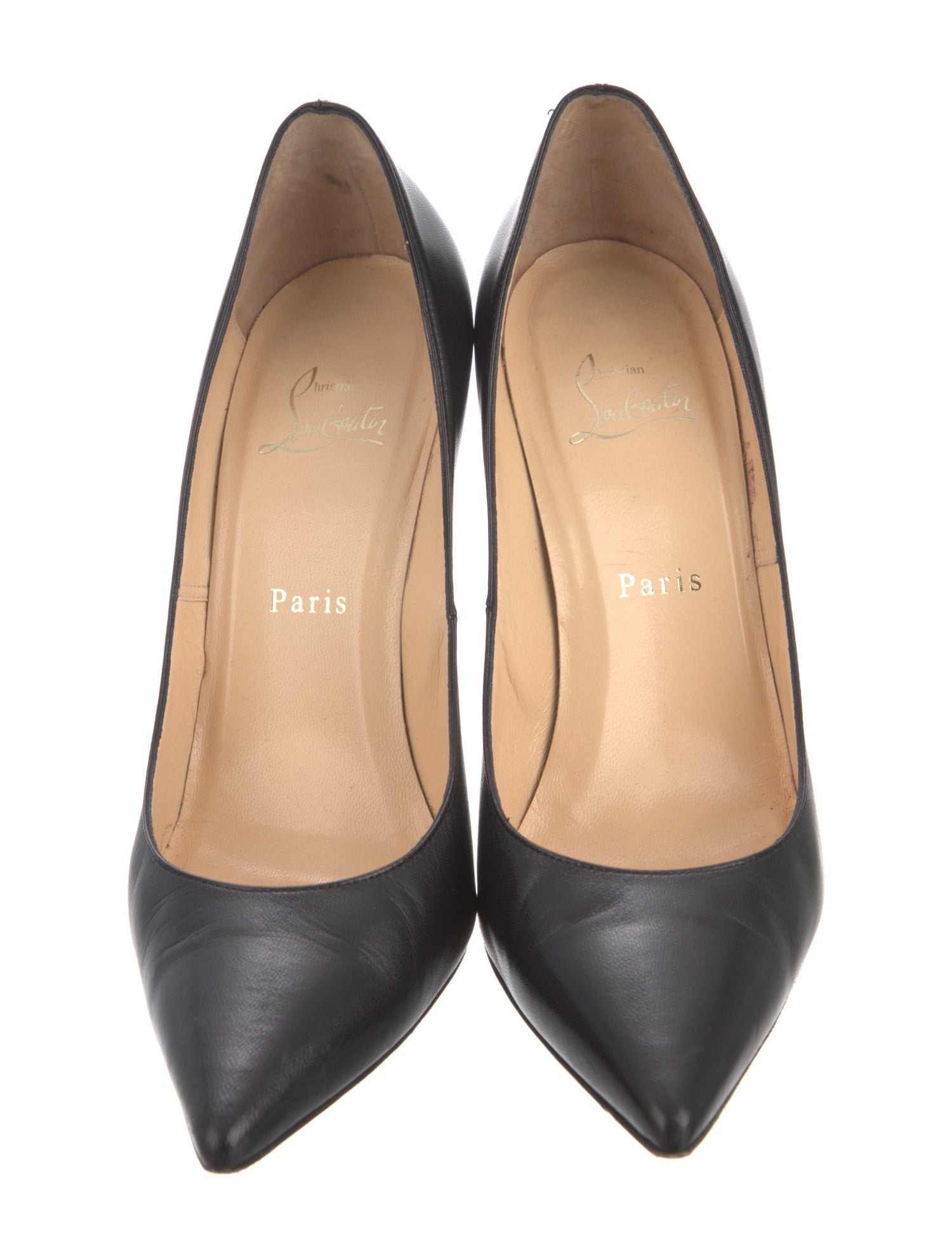 Christian Louboutin Leather Pumps - Black Pumps, Shoes - CHT370762 ...
