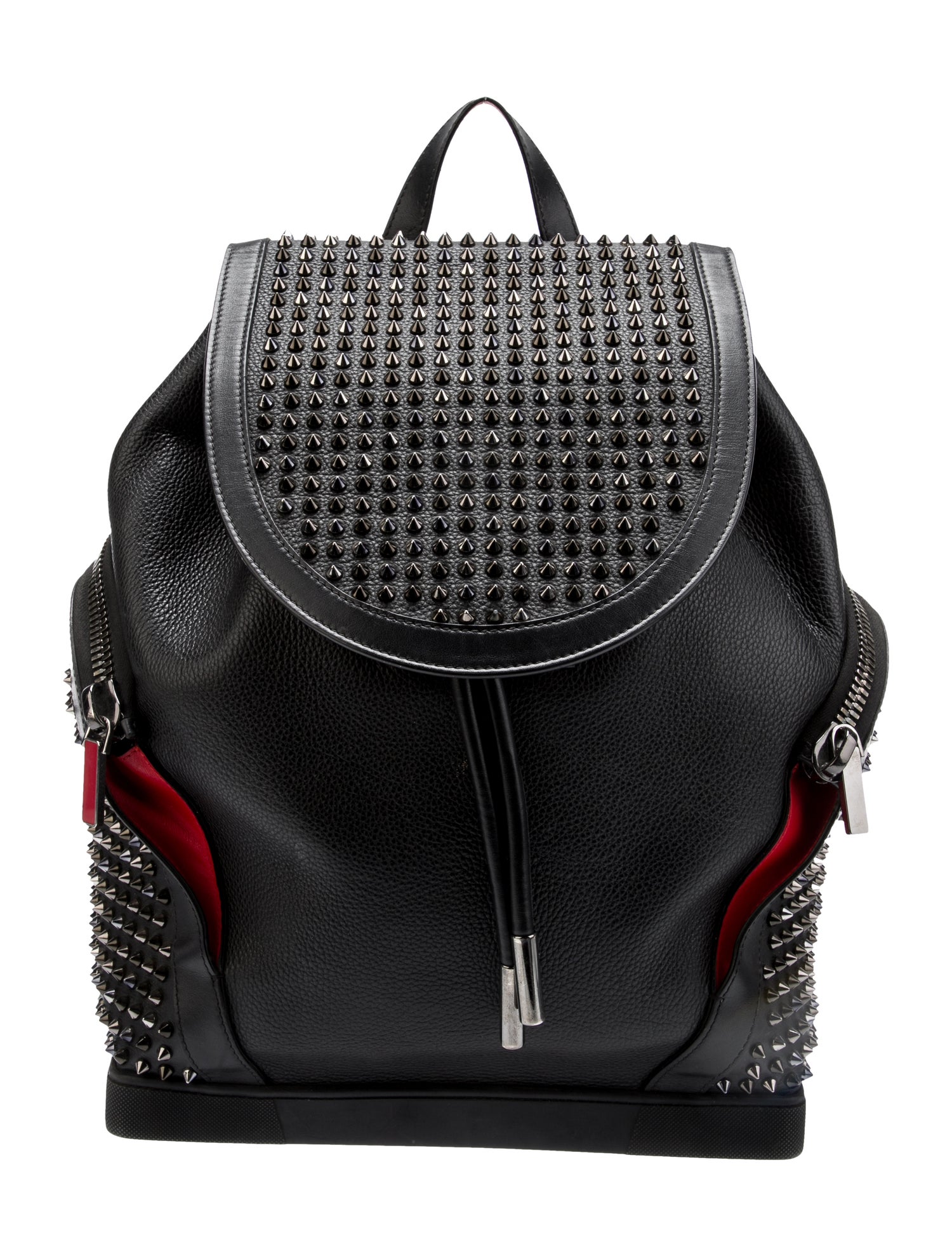 Christian Louboutin Leather Explorafunk Backpack - Black Backpacks ...
