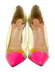 Christian Louboutin PVC Colorblock Pattern Pumps - Clear Pumps, Shoes ...