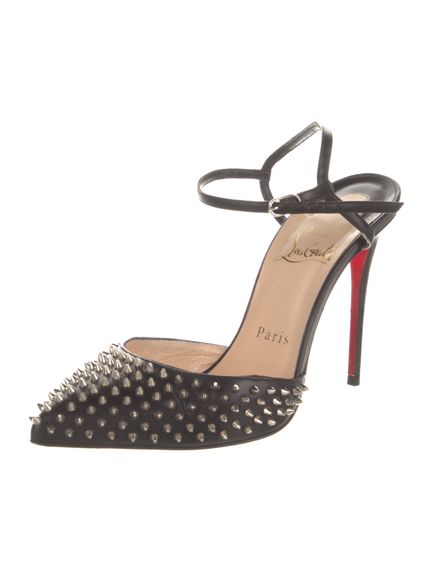 Christian Louboutin T-Strap Pumps - Black Pumps, Shoes - CHT369513 ...