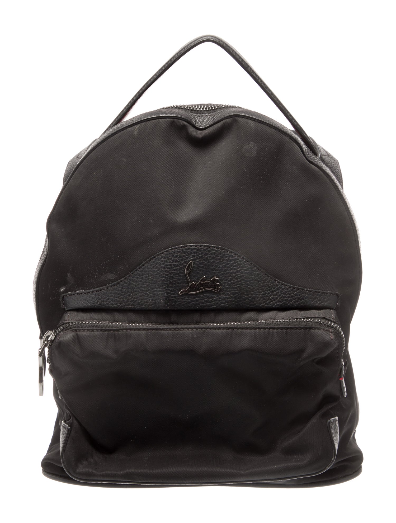 Christian Louboutin Nylon Backpack - Black Backpacks, Handbags ...
